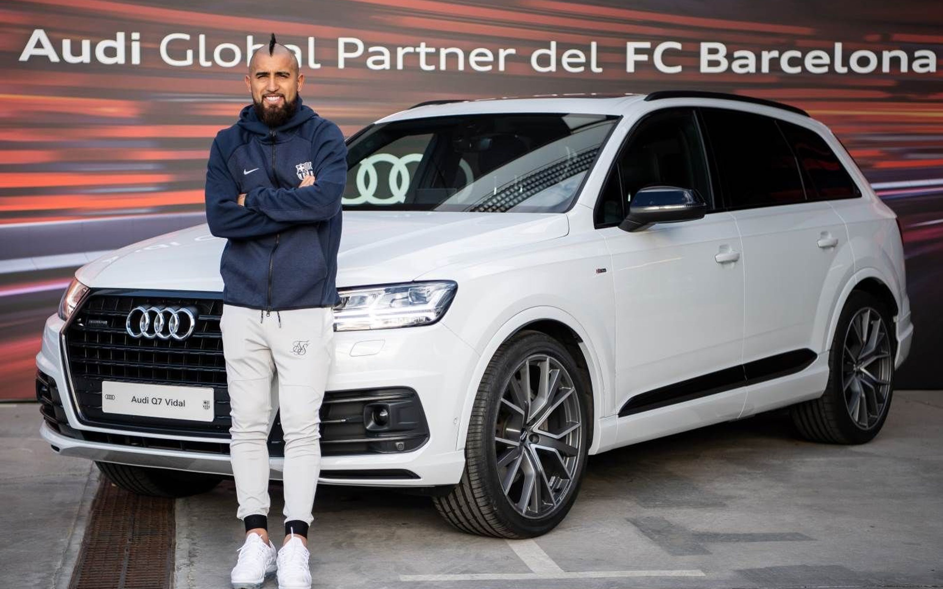 Barça stars receive their Audi cars