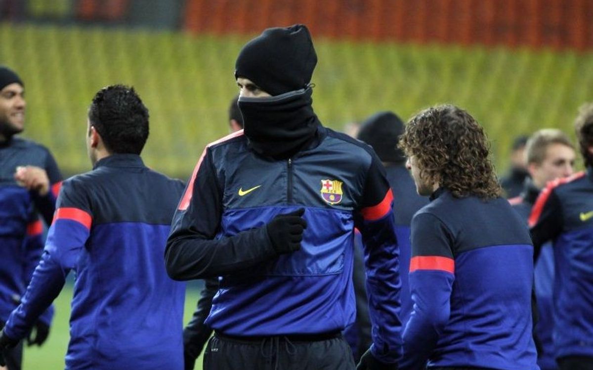 How Barça will fight the cold in Moscow