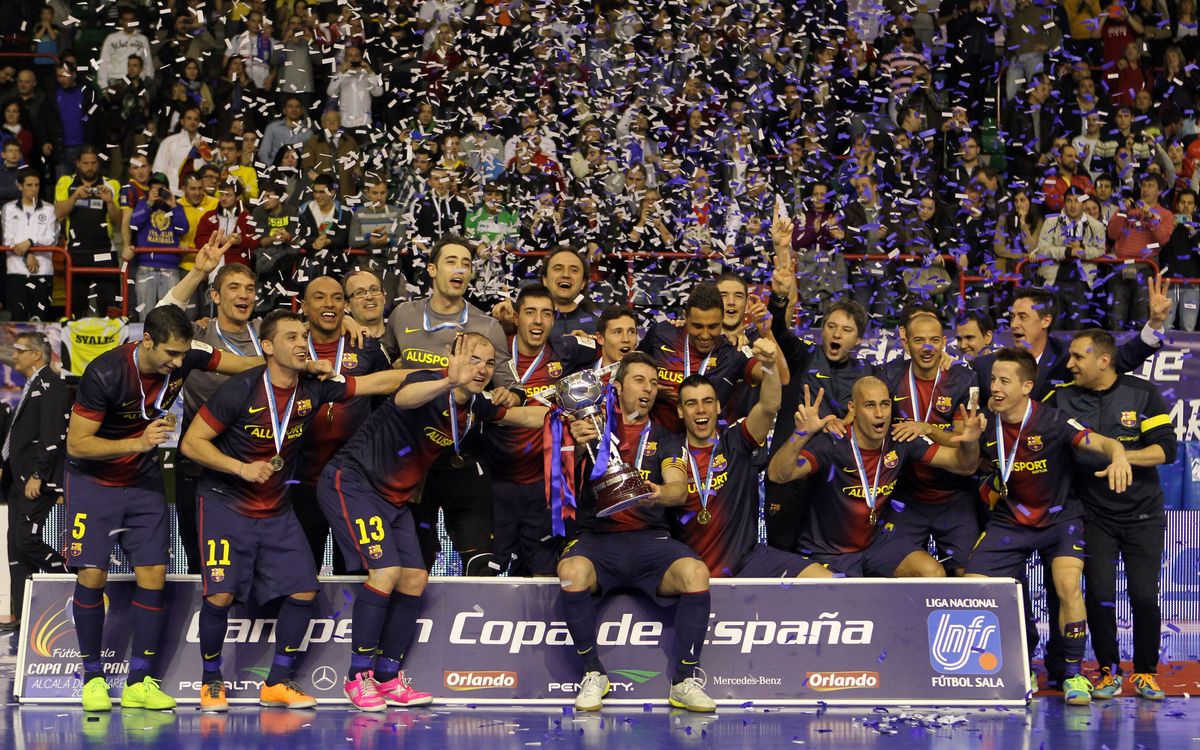 Comeback and champions of the 2013 Spanish Cup (4-2)