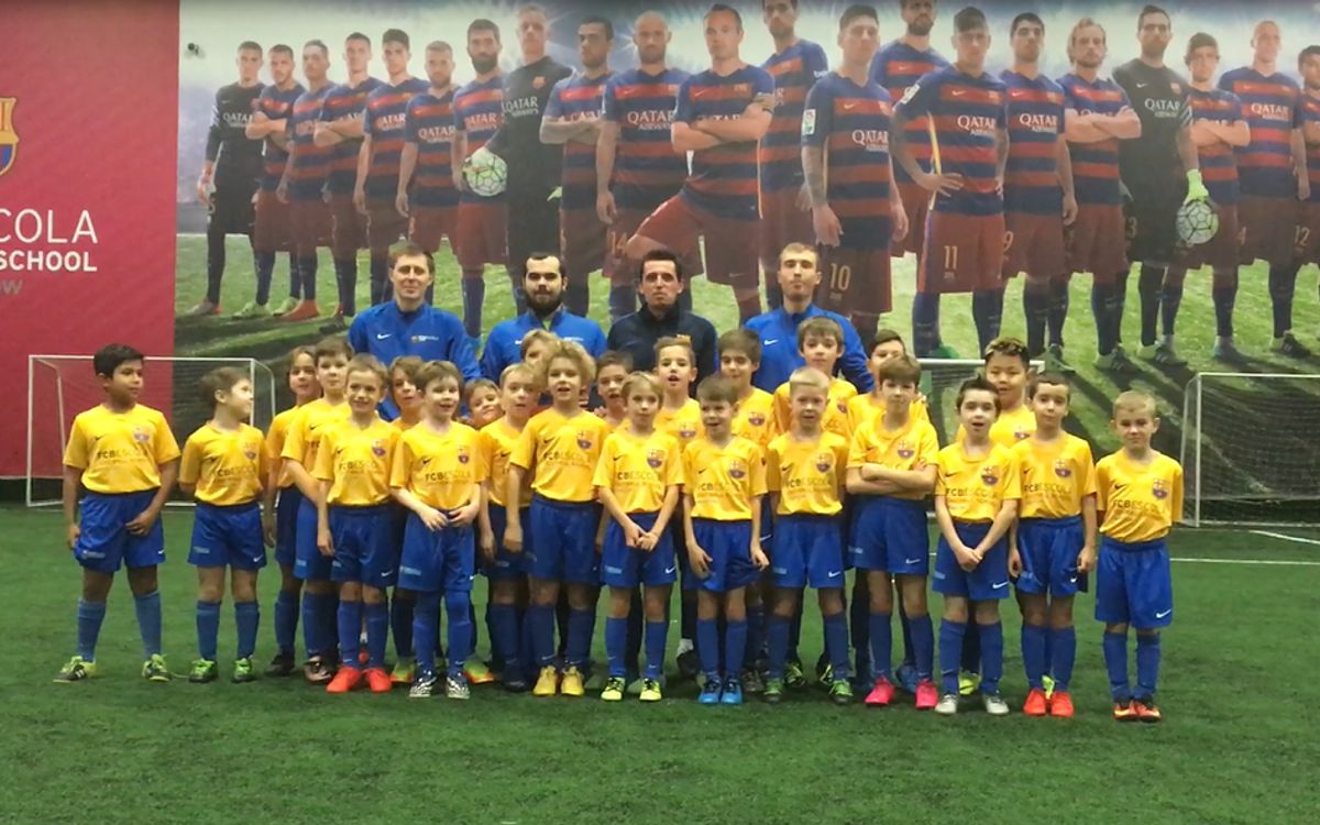FCBEscolas congratulate FC Barcelona for 117 years of history