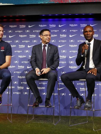 Neto's first morning with Barça