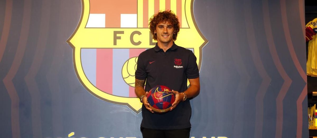 In pictures: Griezmann's first day in Barcelona