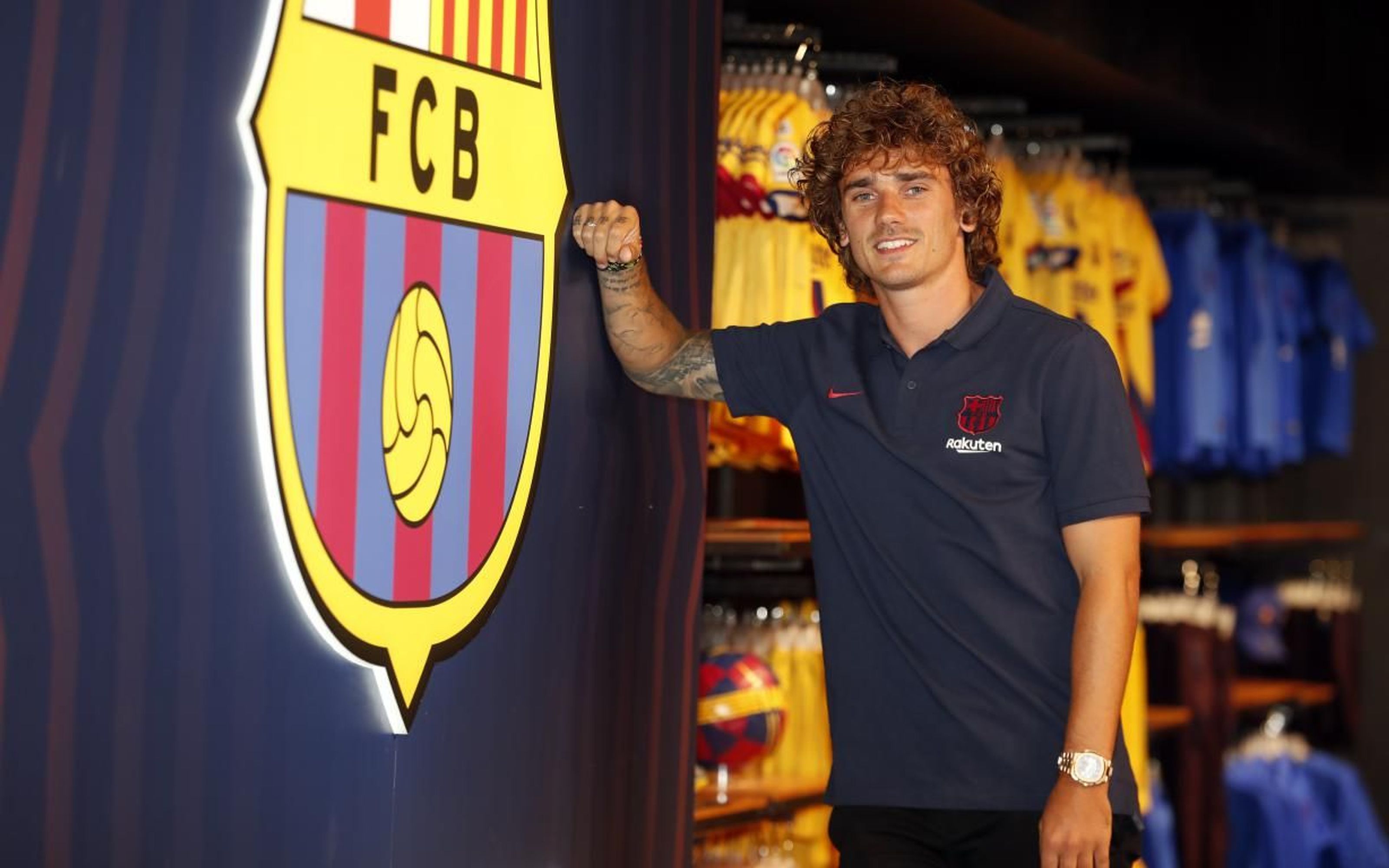 In pictures: Griezmann's first day in Barcelona