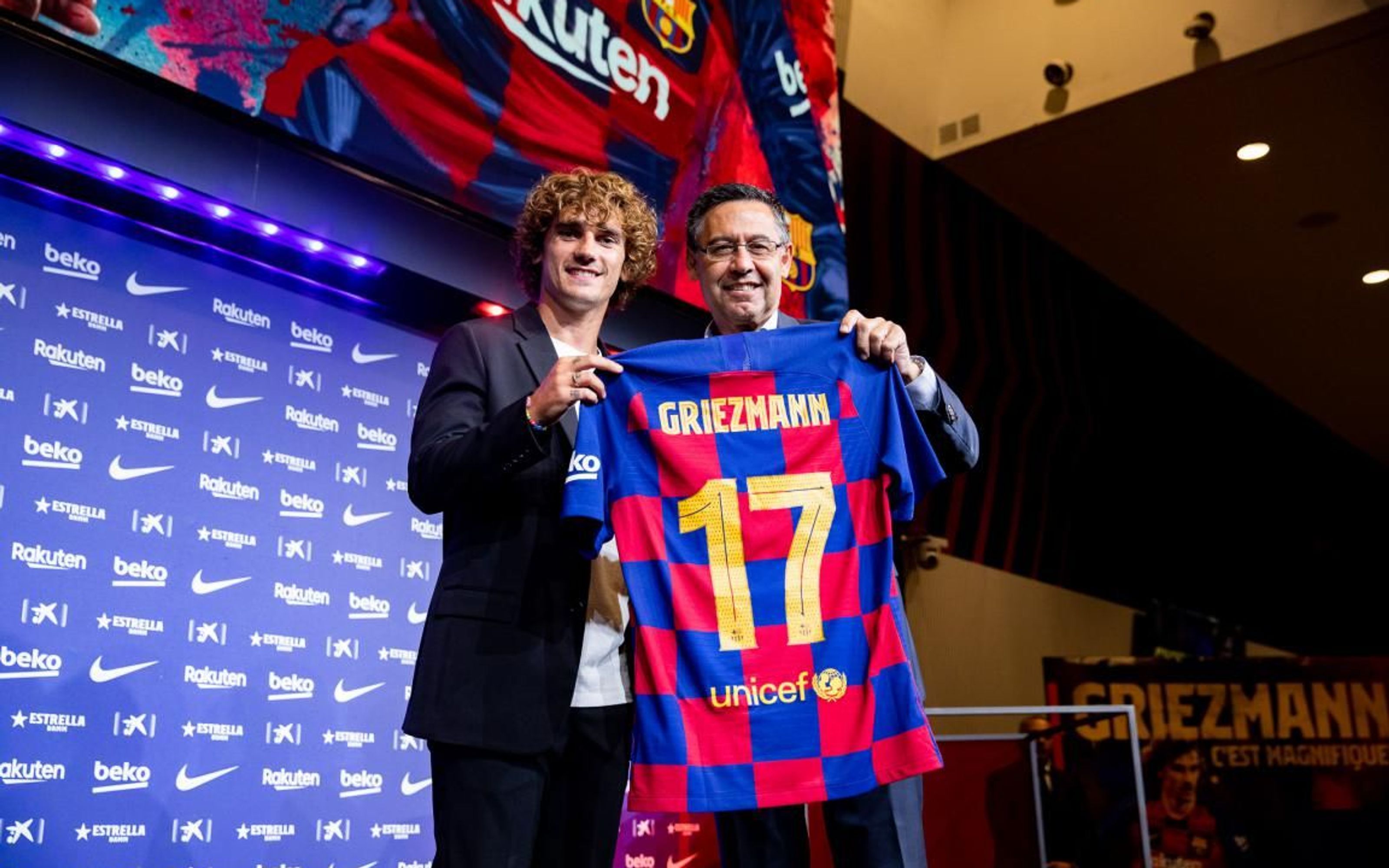 Griezmann's presentation in photos