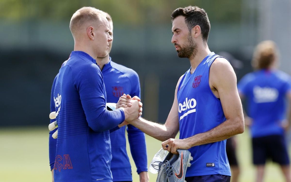 Second day of training