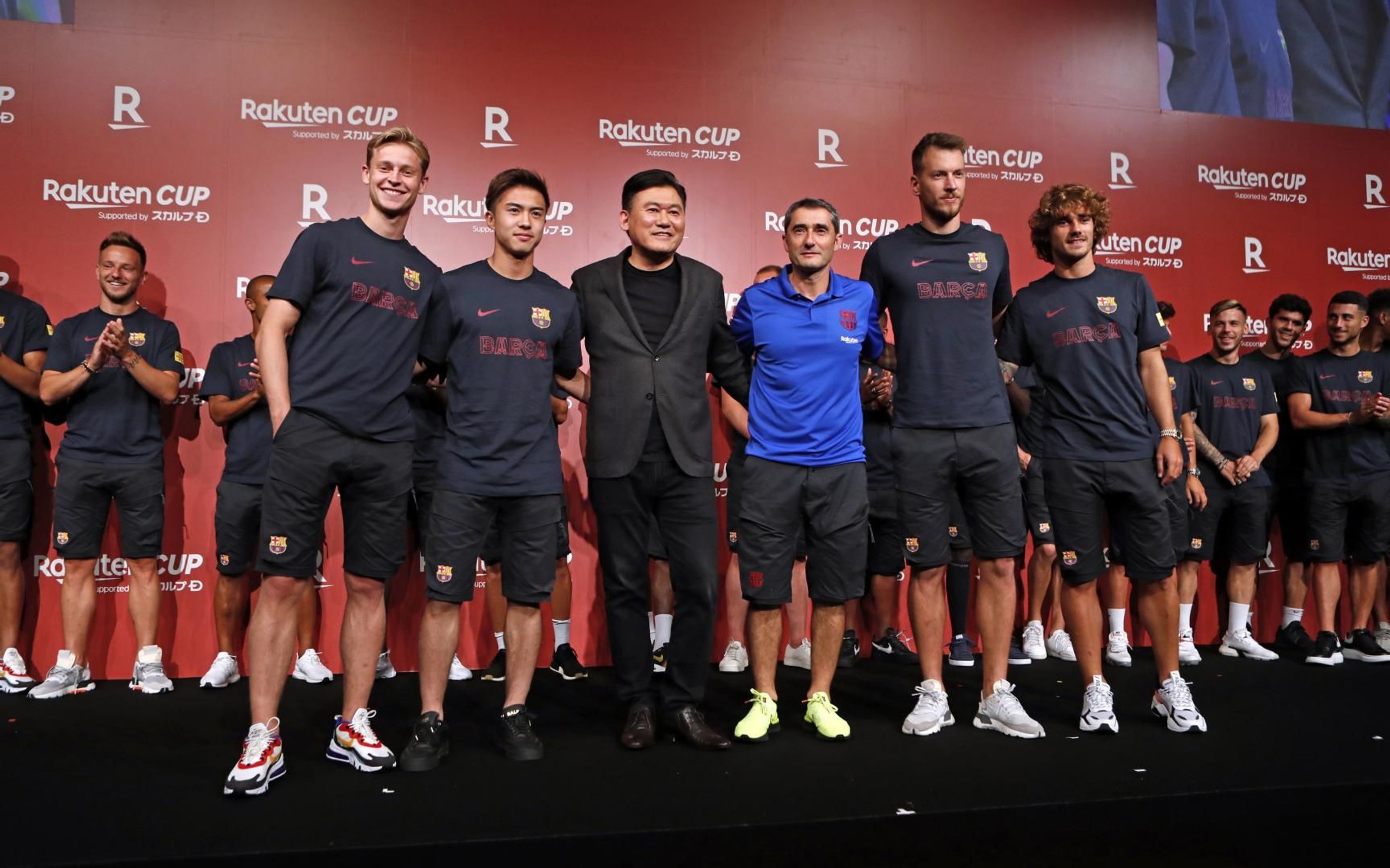 The Rakuten reception for Barça, in pictures