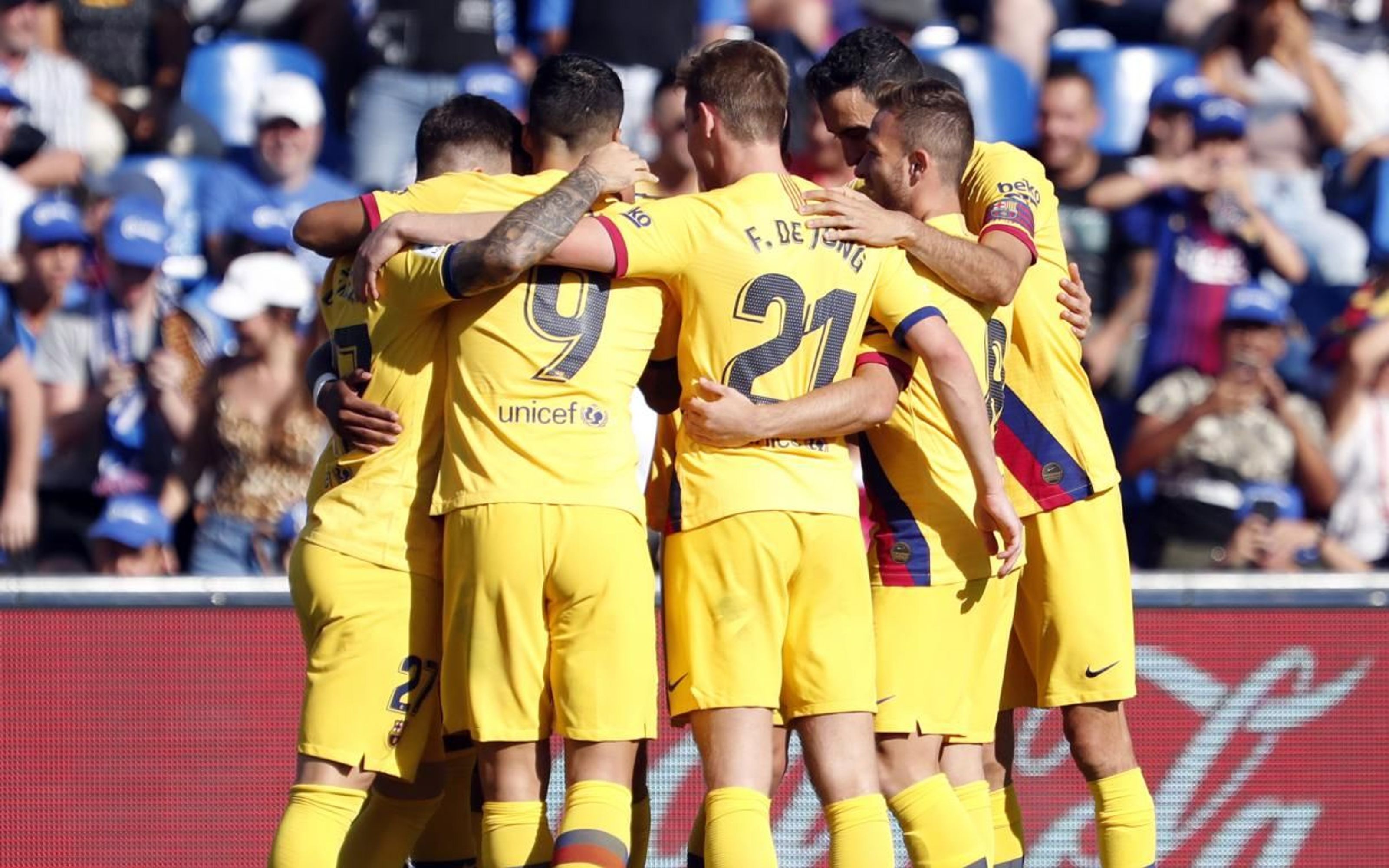 Getafe v Barça in photos