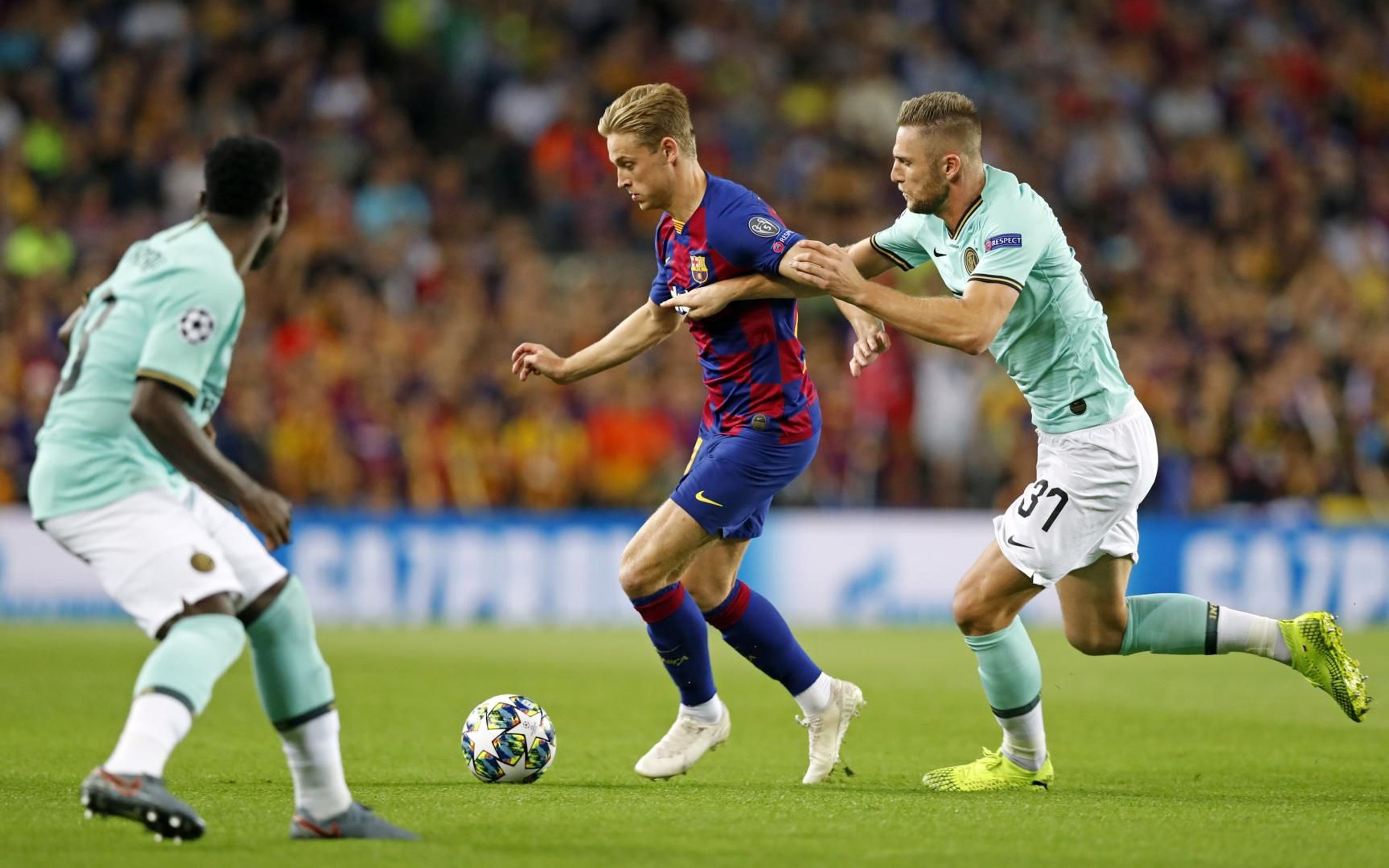 Barça v Inter in photos