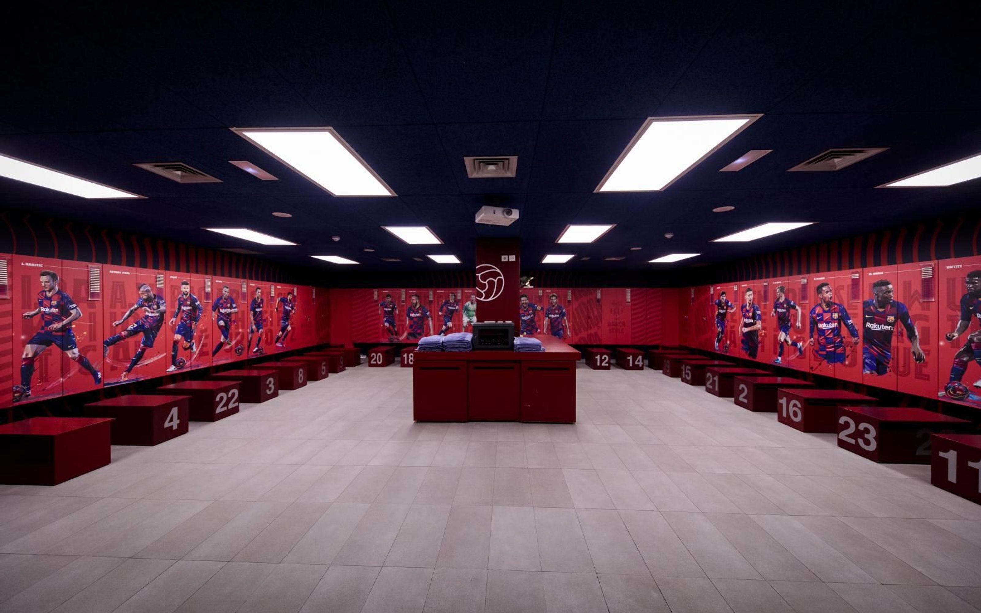 The new look for the Barça dressing room
