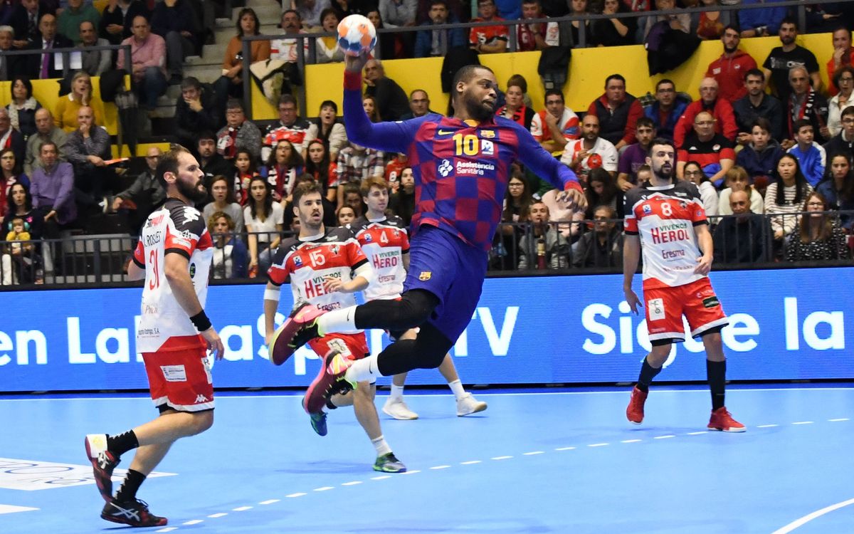 Viveros Herol BM Nava - Barça: Estrenan una nueva victoria (24-39)