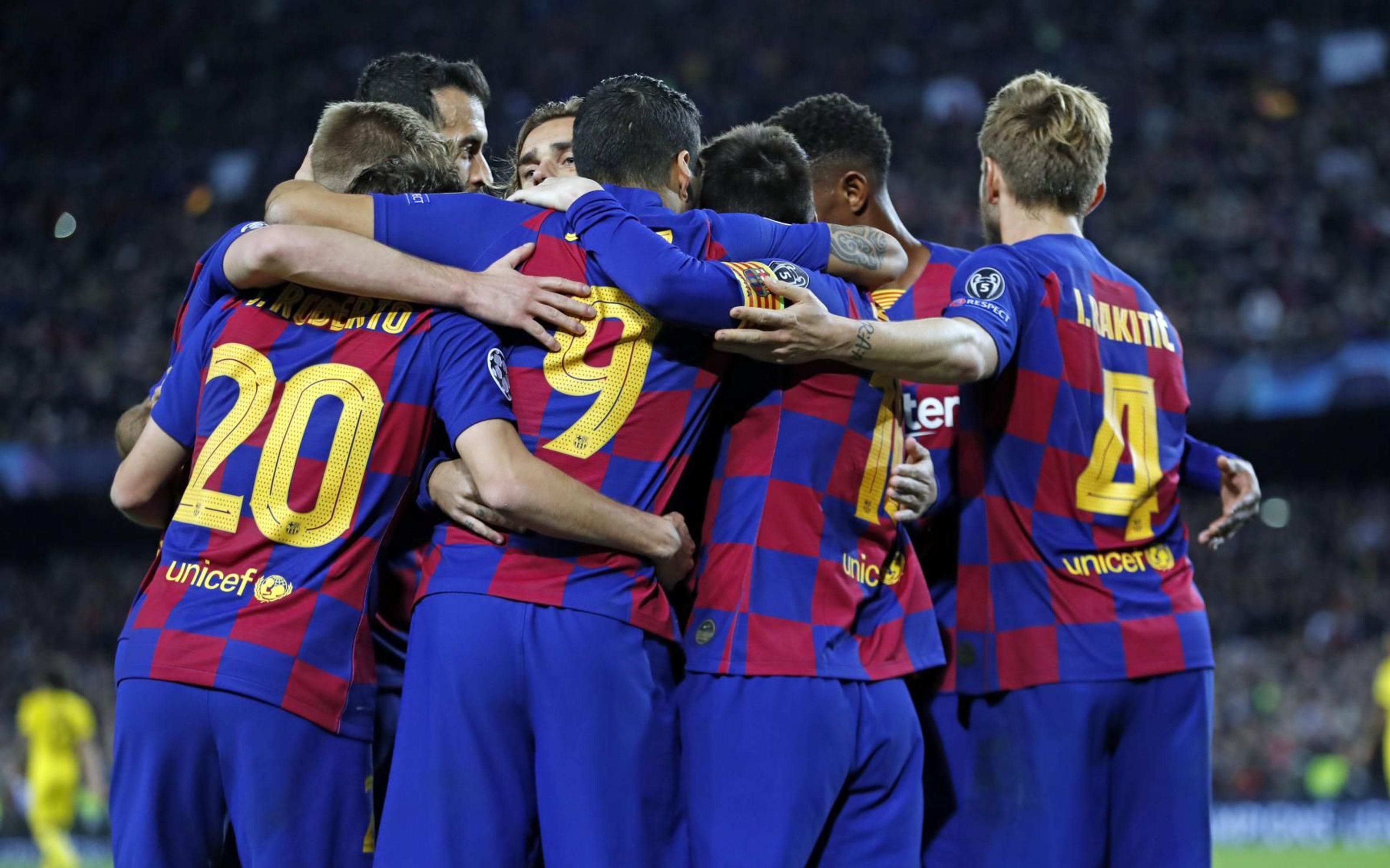 Barça v Borussia in photos