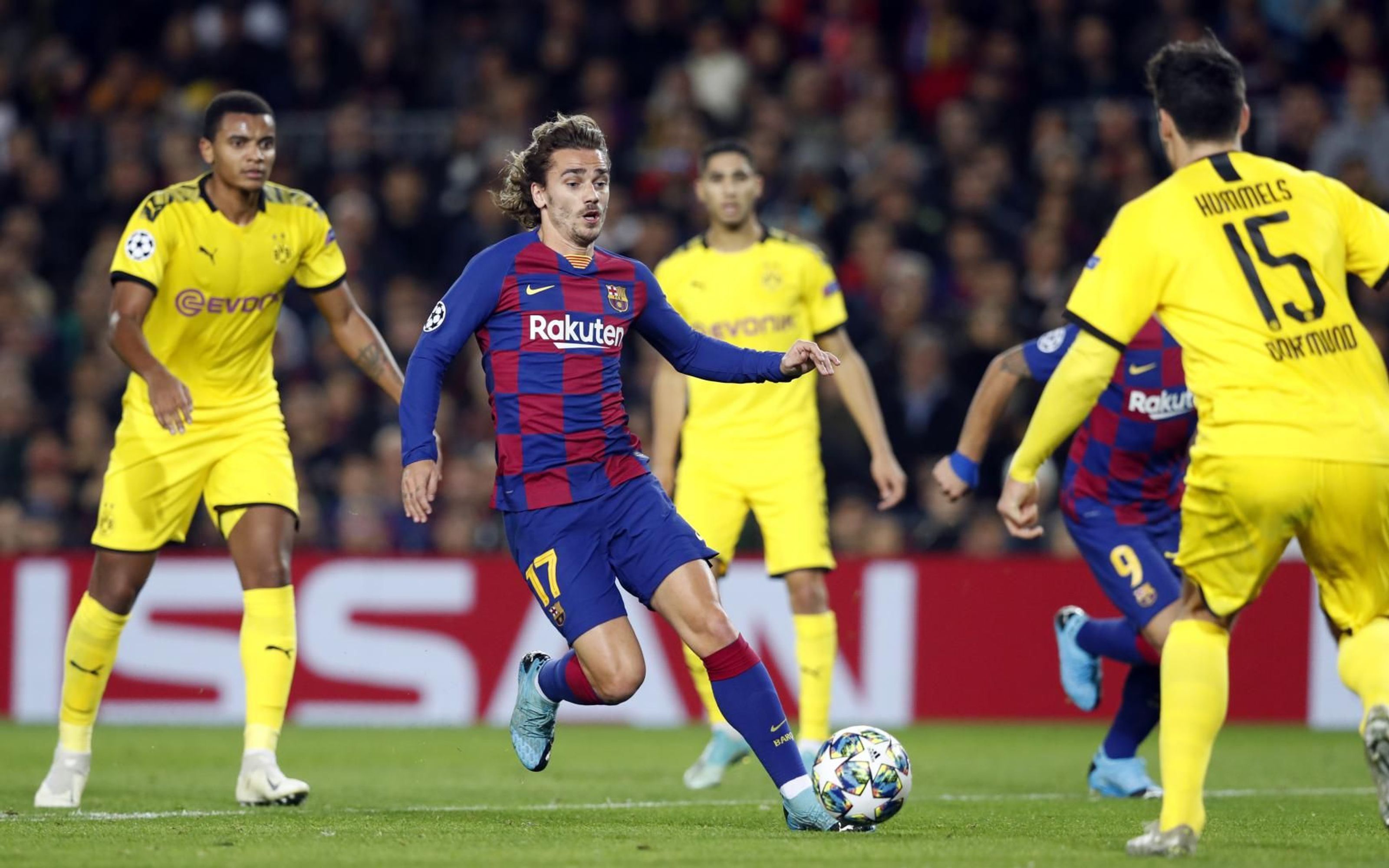 El Barça-Borussia Dortmund, en imágenes