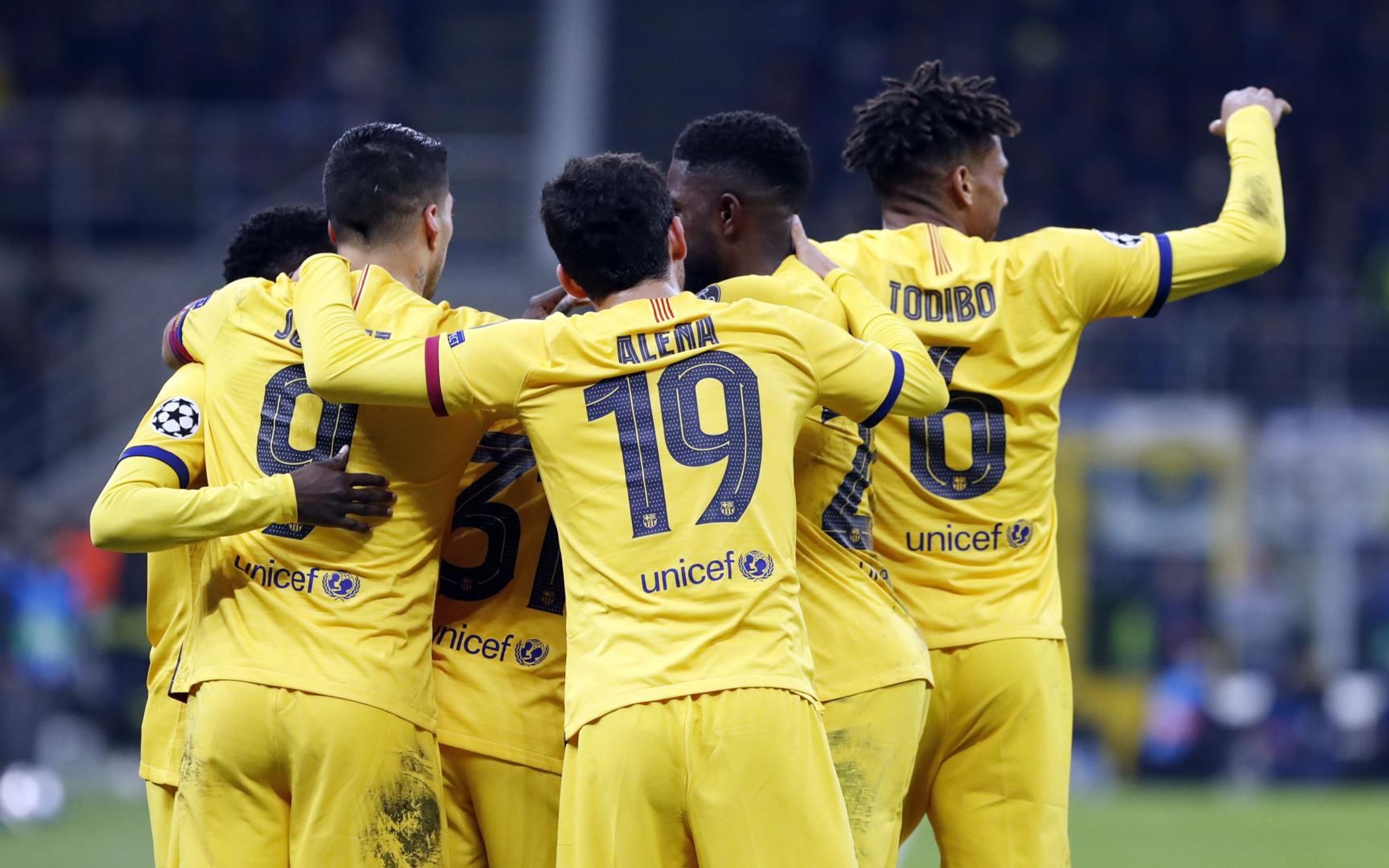 The win at Inter in photos