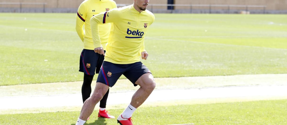 Recovery training session after the Clásico