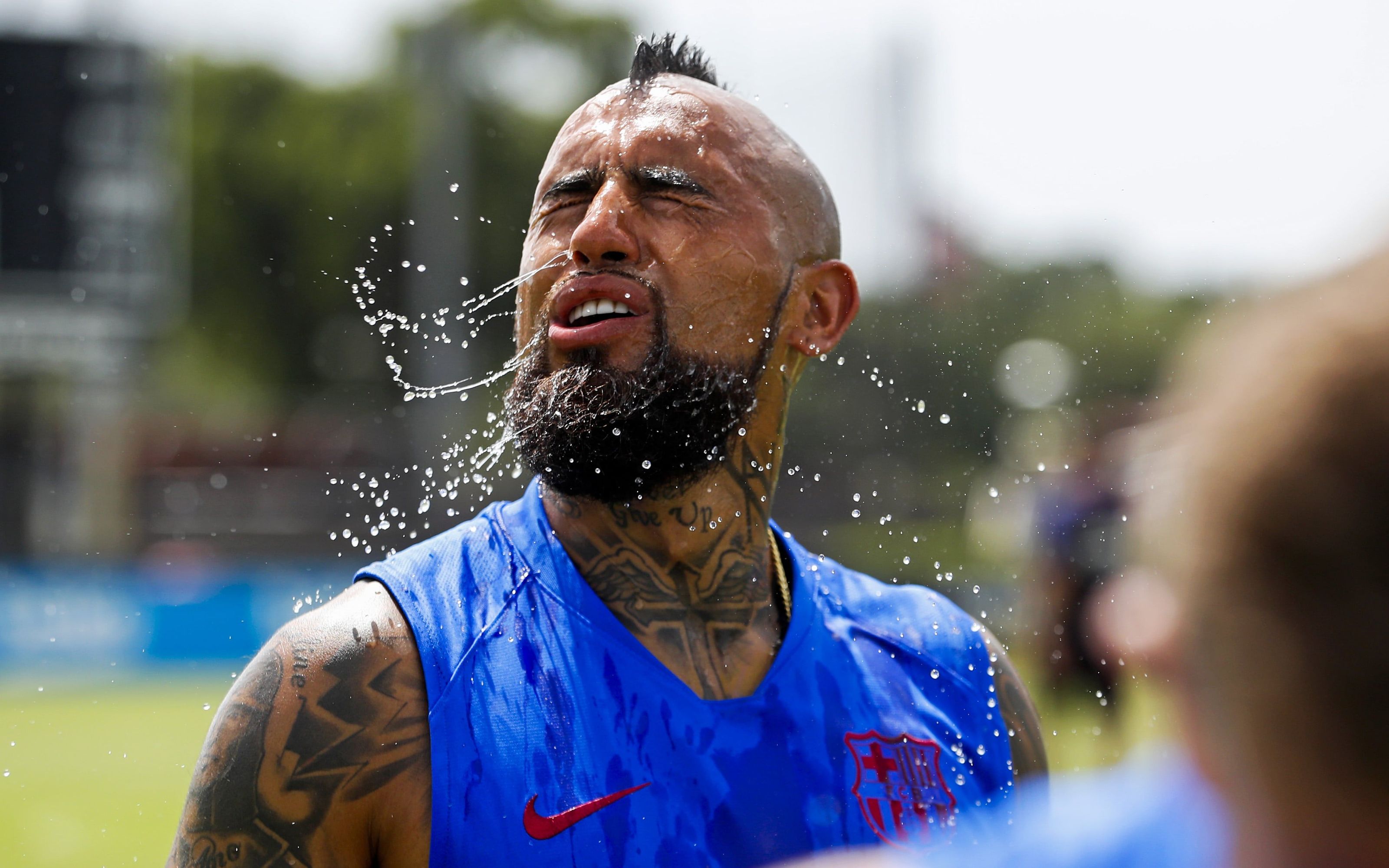 La trayectoria azulgrana de Vidal, en imágenes