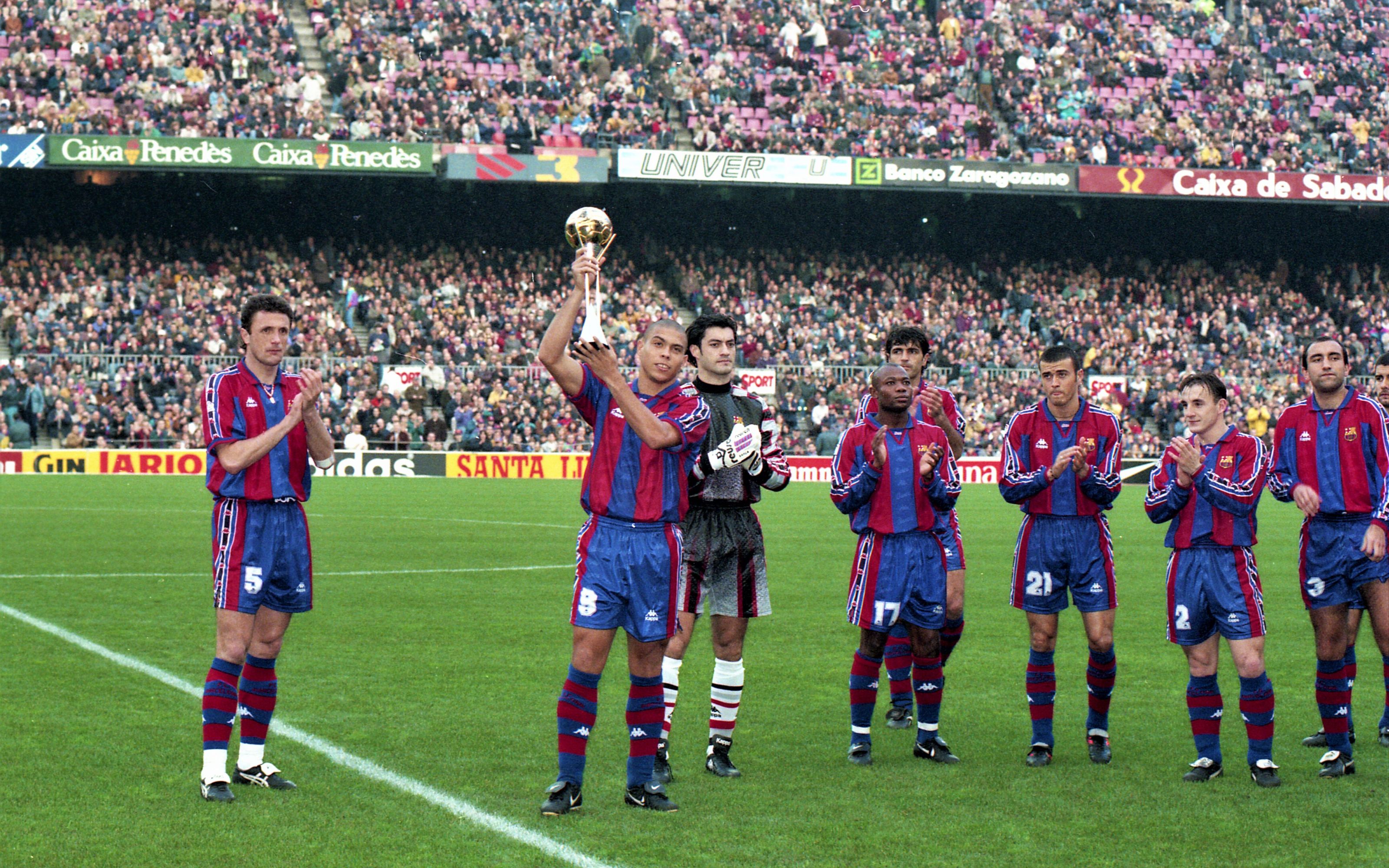 The best pictures of Ronaldo's season at Barça