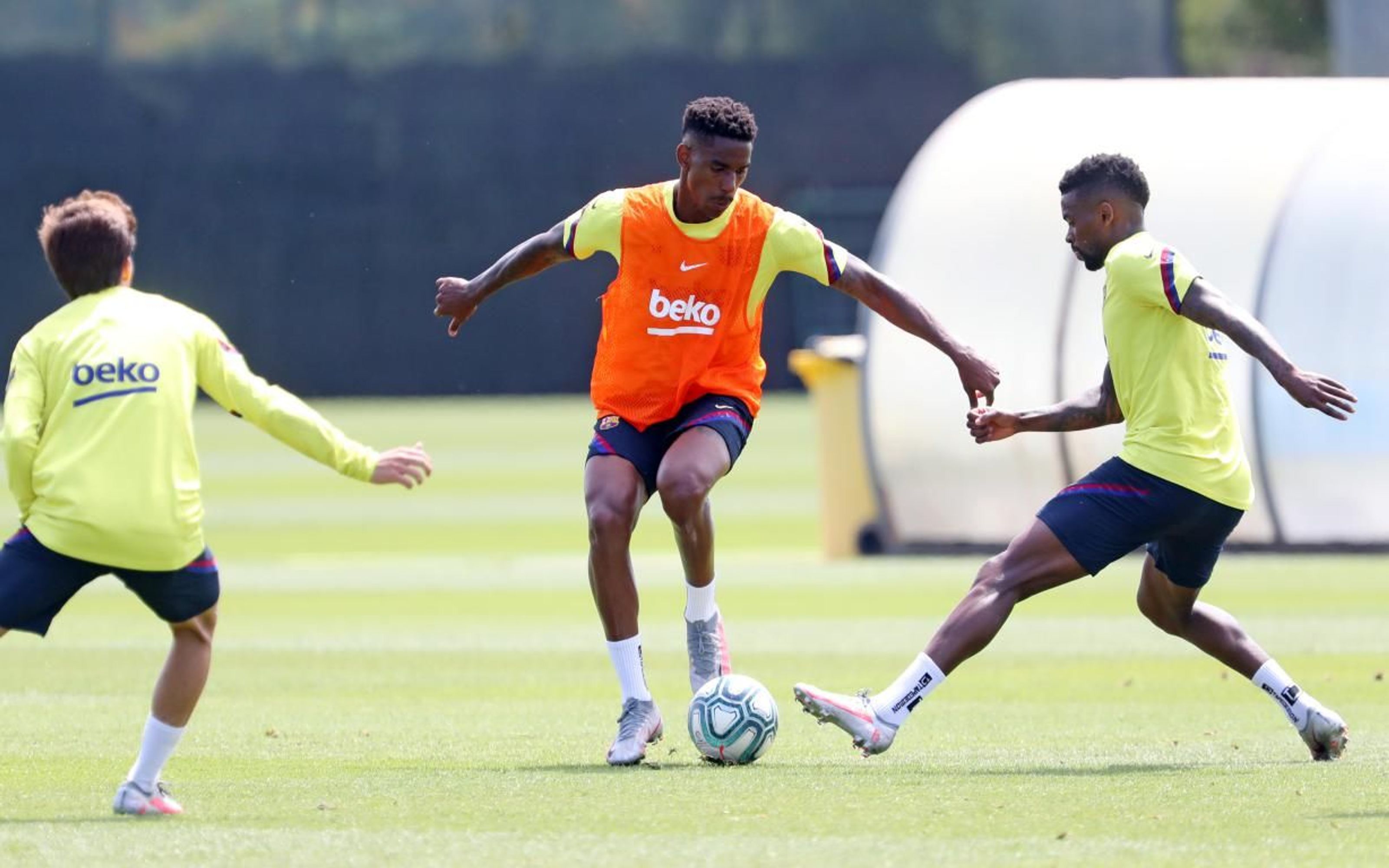 Post match recovery at the Ciutat Esportiva