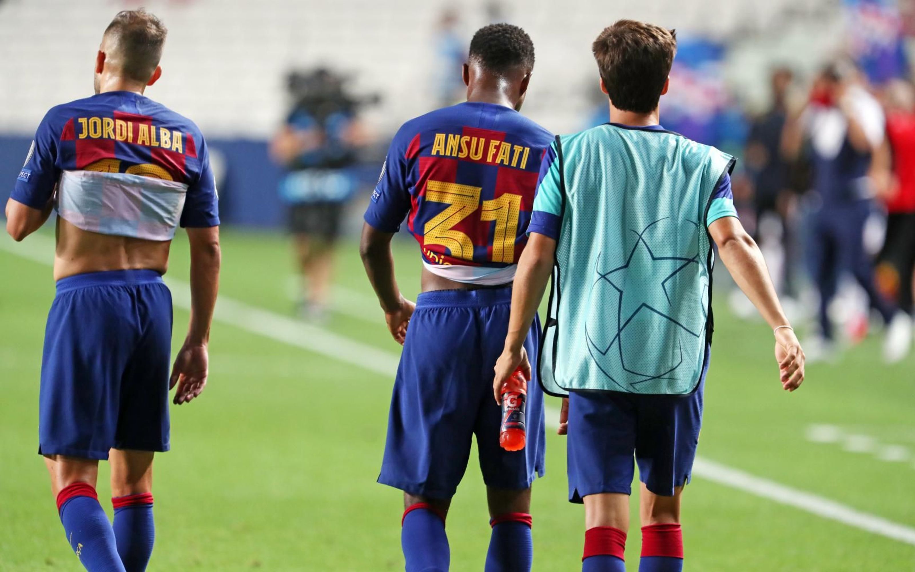 Barça v Bayern in photos