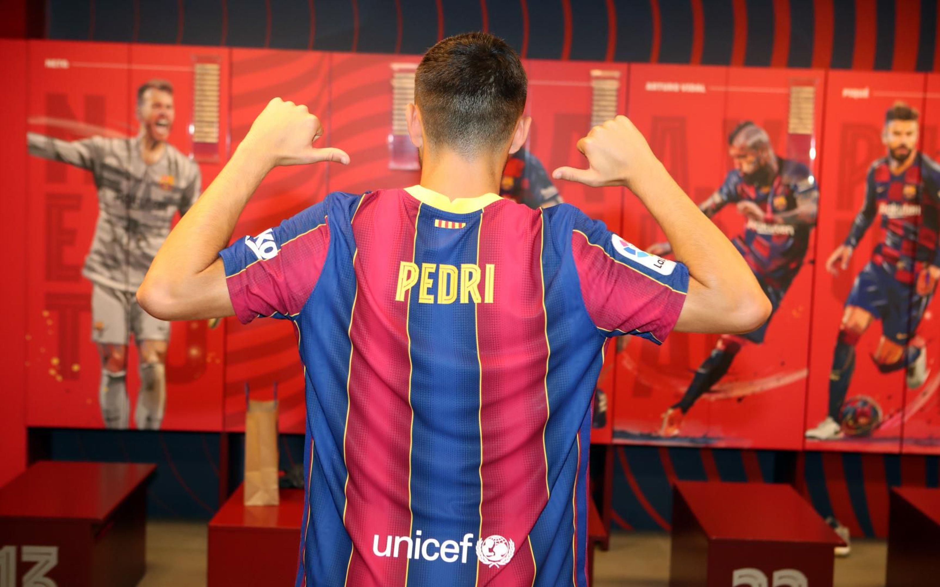 The other side of Pedri's presentation