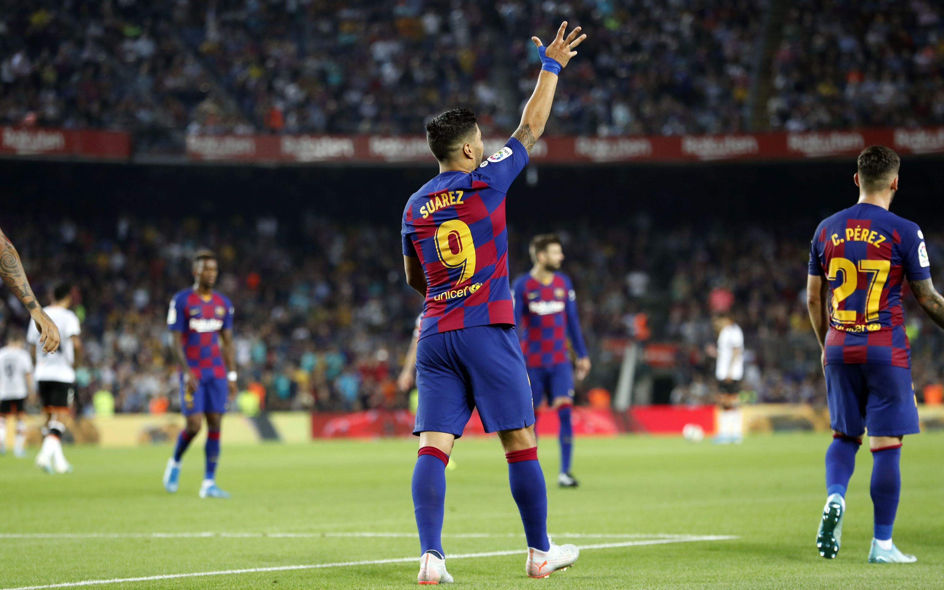 Luis Suárez at Barça, in photos