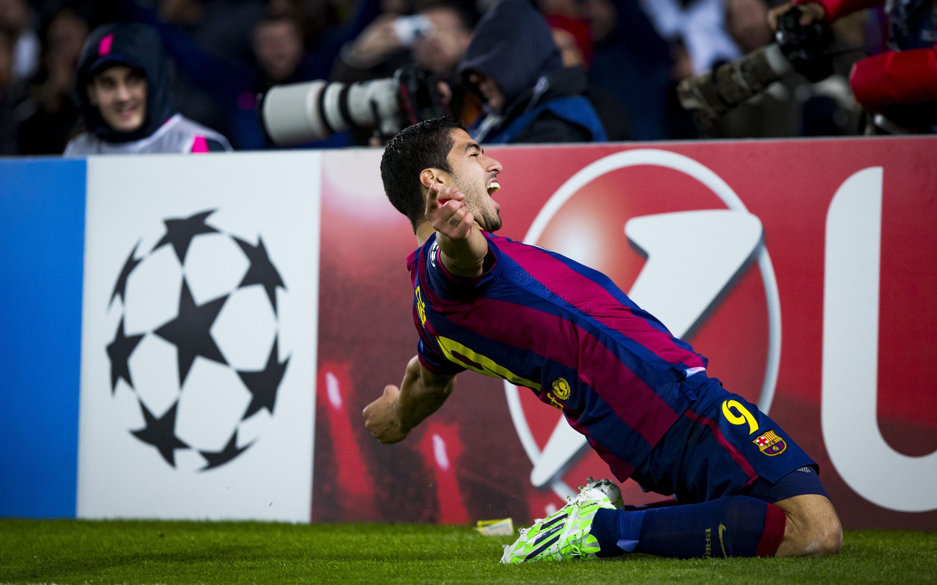 Luis Suárez at Barça, in photos