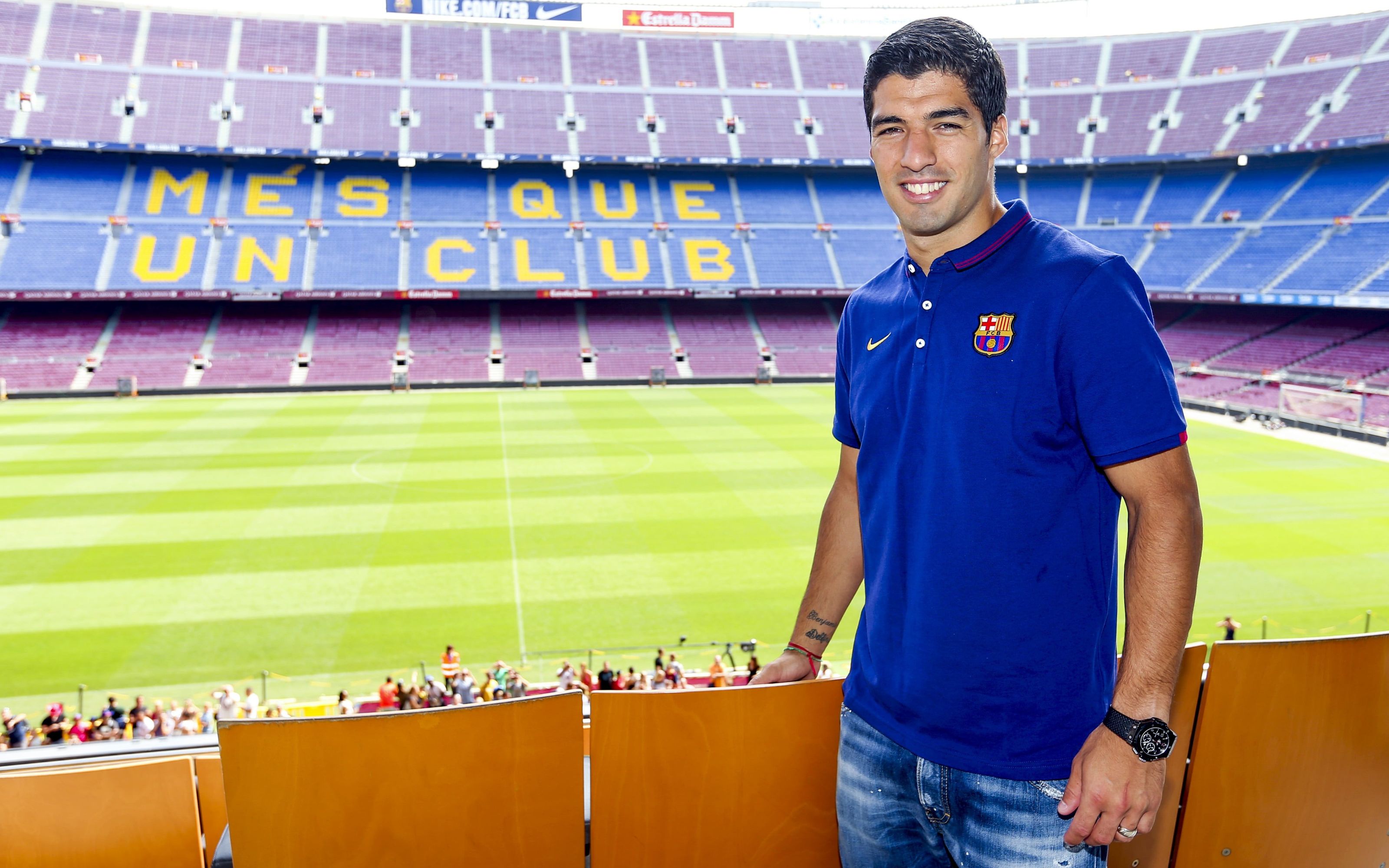 Luis Suárez at Barça, in photos