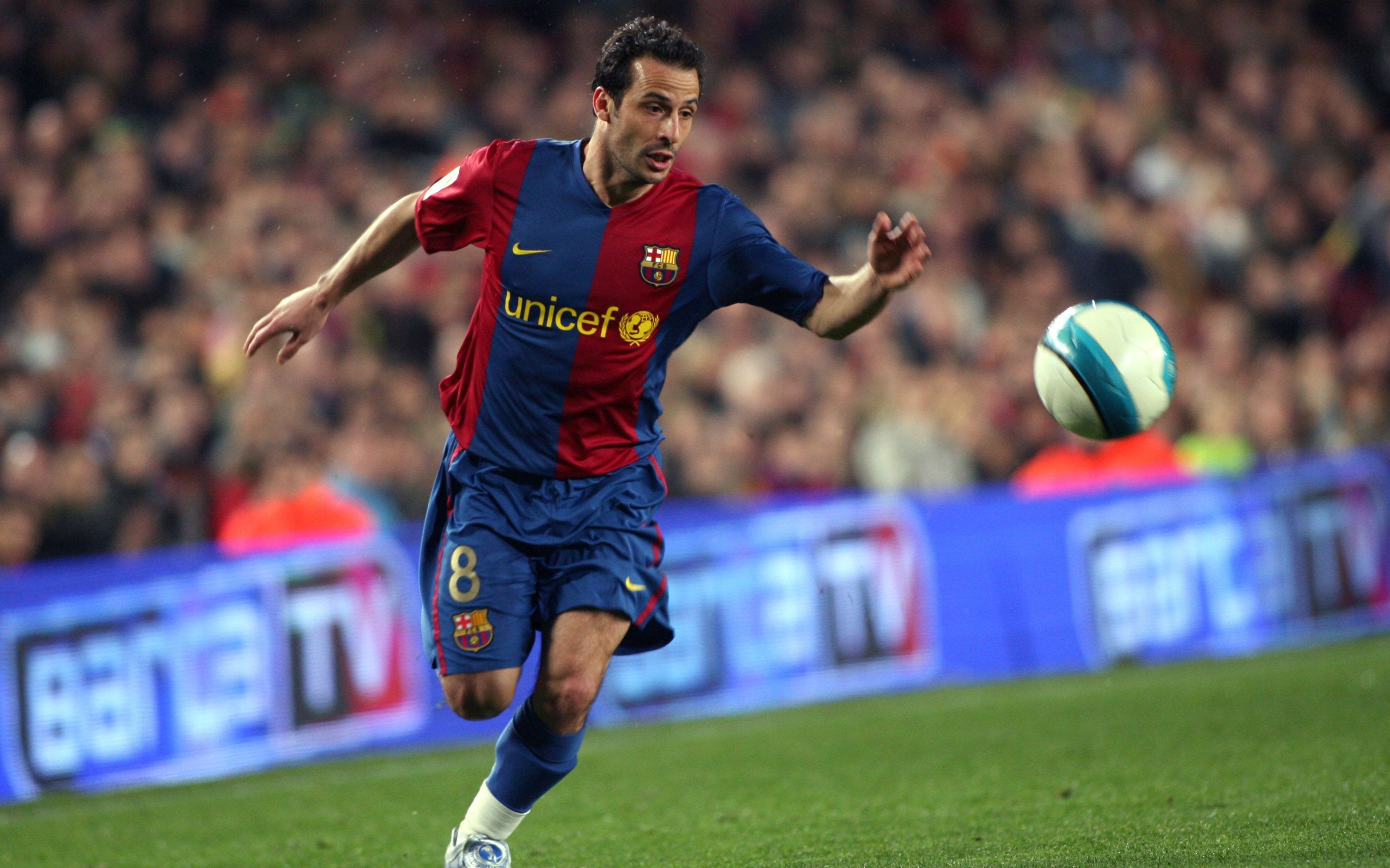 The Barça number 8 shirt