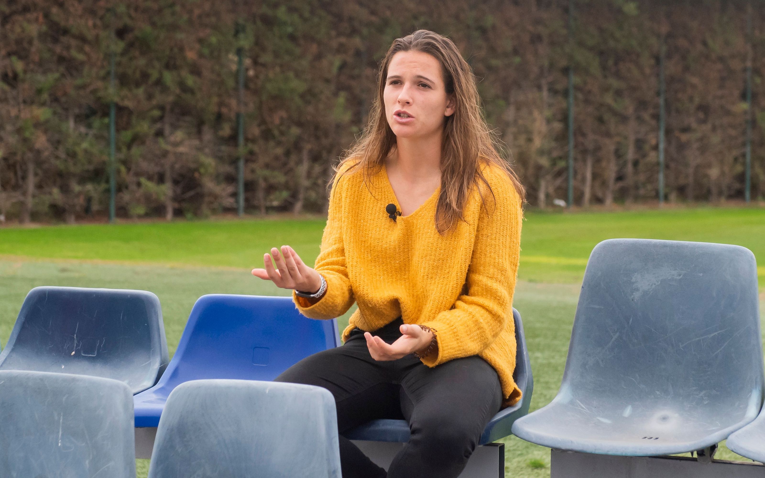 Las fotos de la entrevista a Laia Codina, Bruna Vilamala y Jana Fernàndez