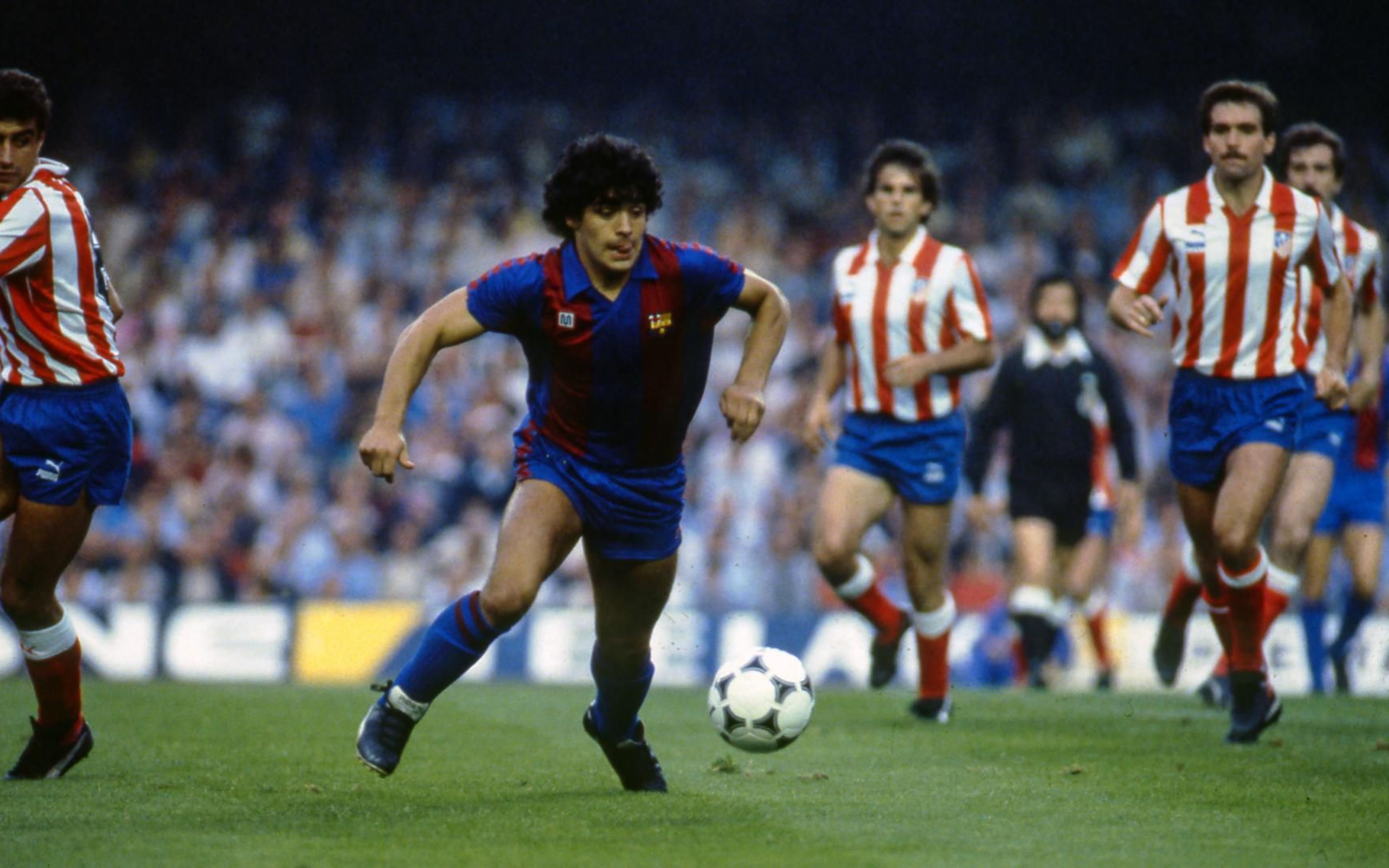 Maradona's time at Barça, in pictures