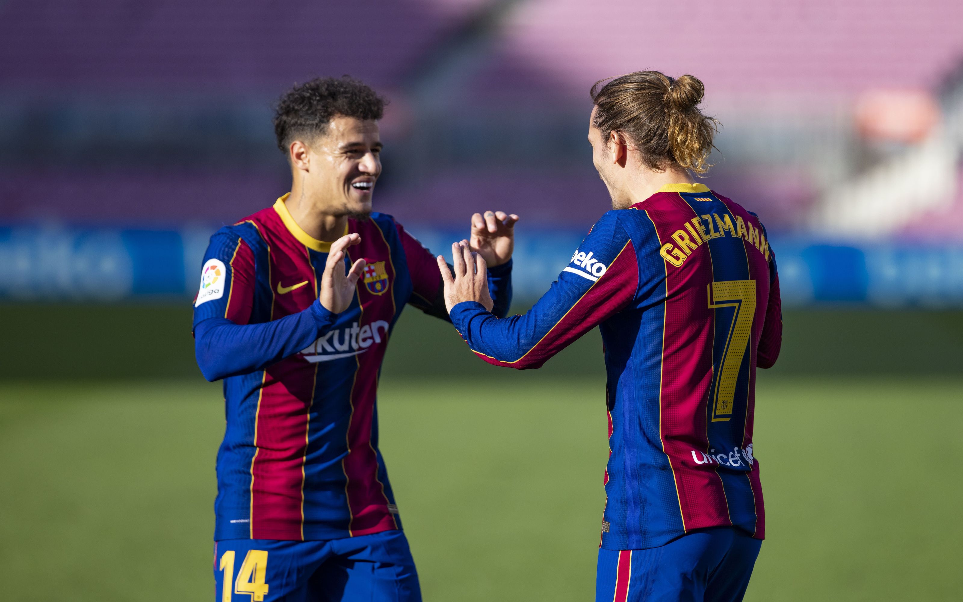Barça's win over Osasuna in photos