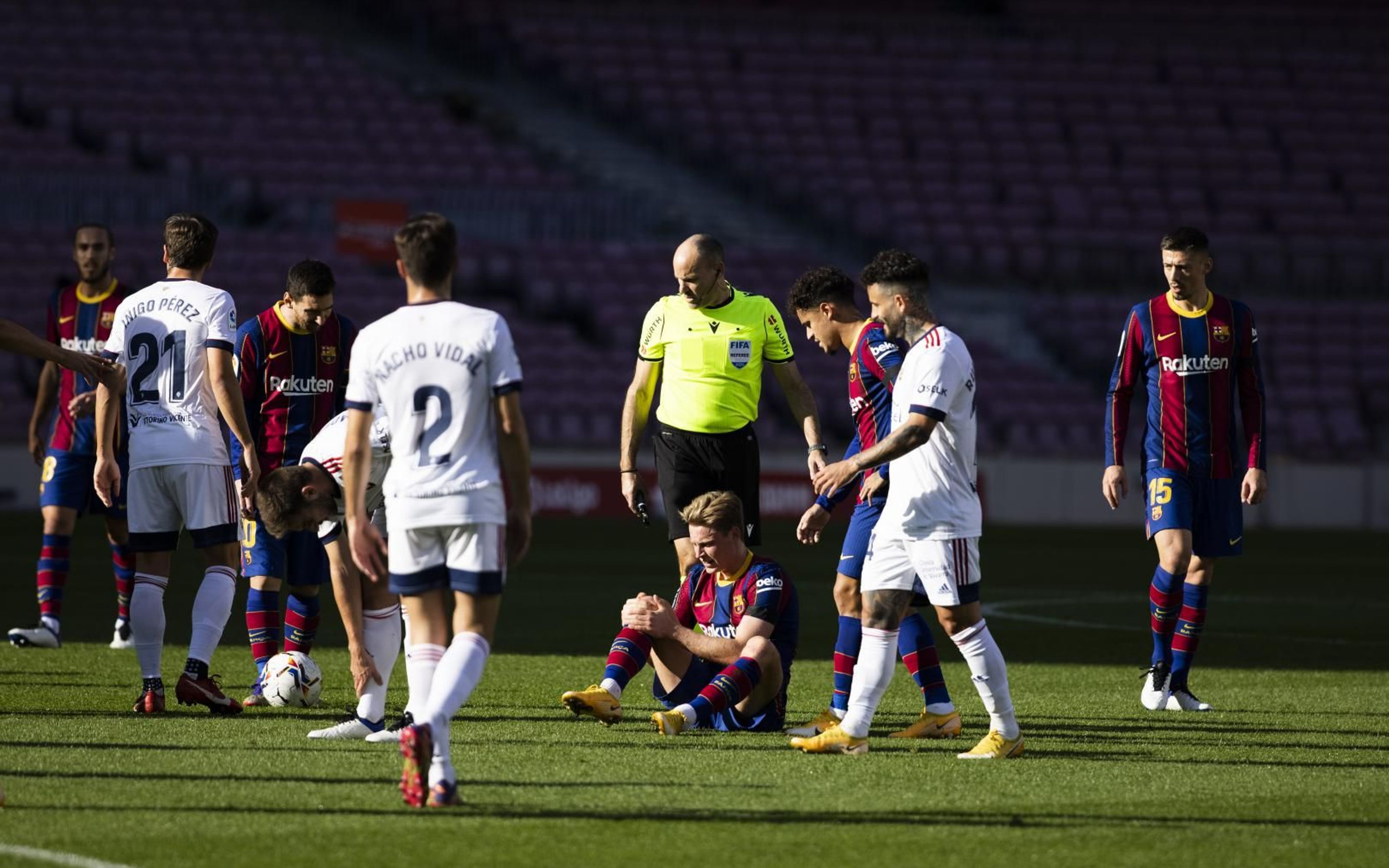 Barça's win over Osasuna in photos