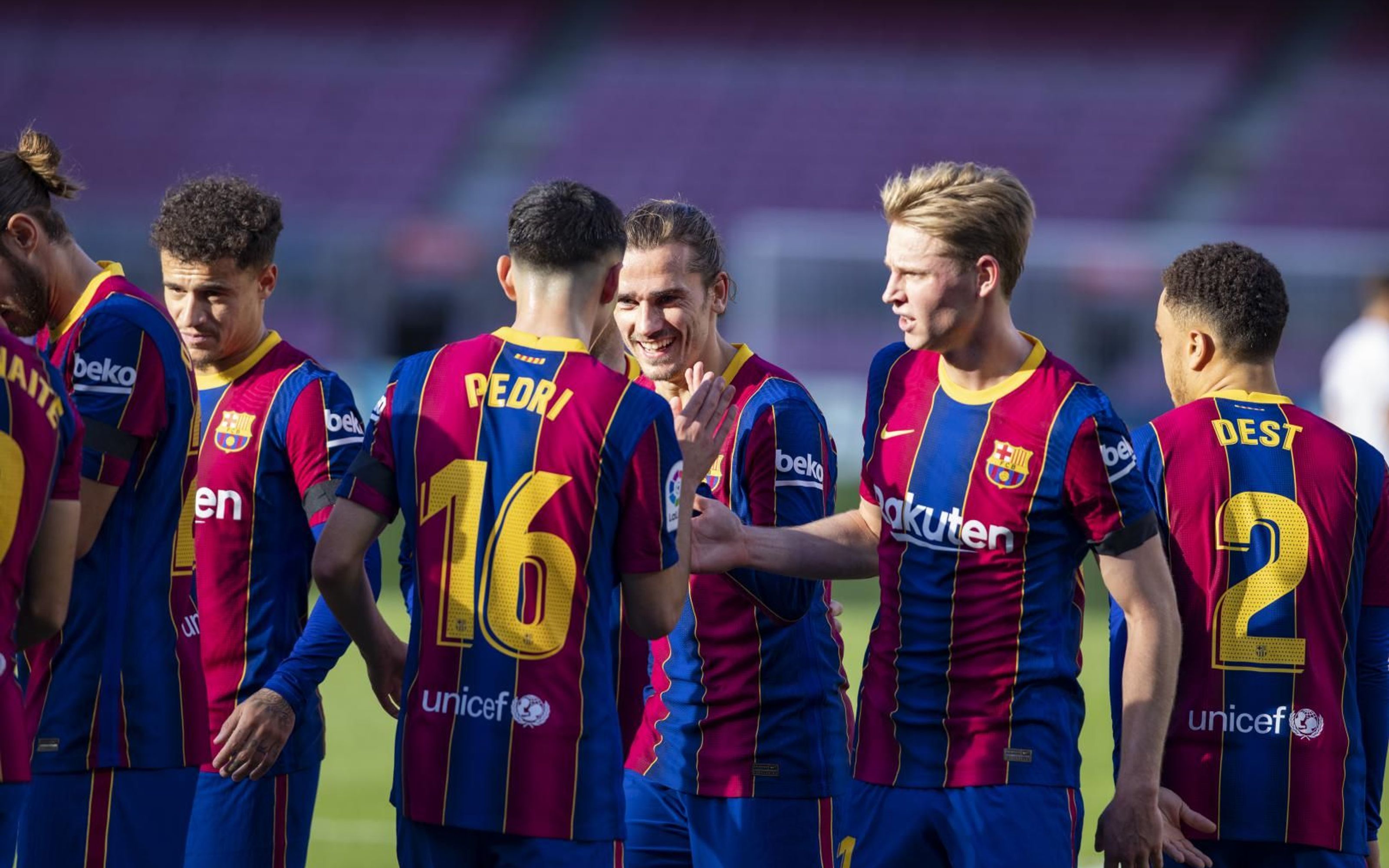 Barça's win over Osasuna in photos
