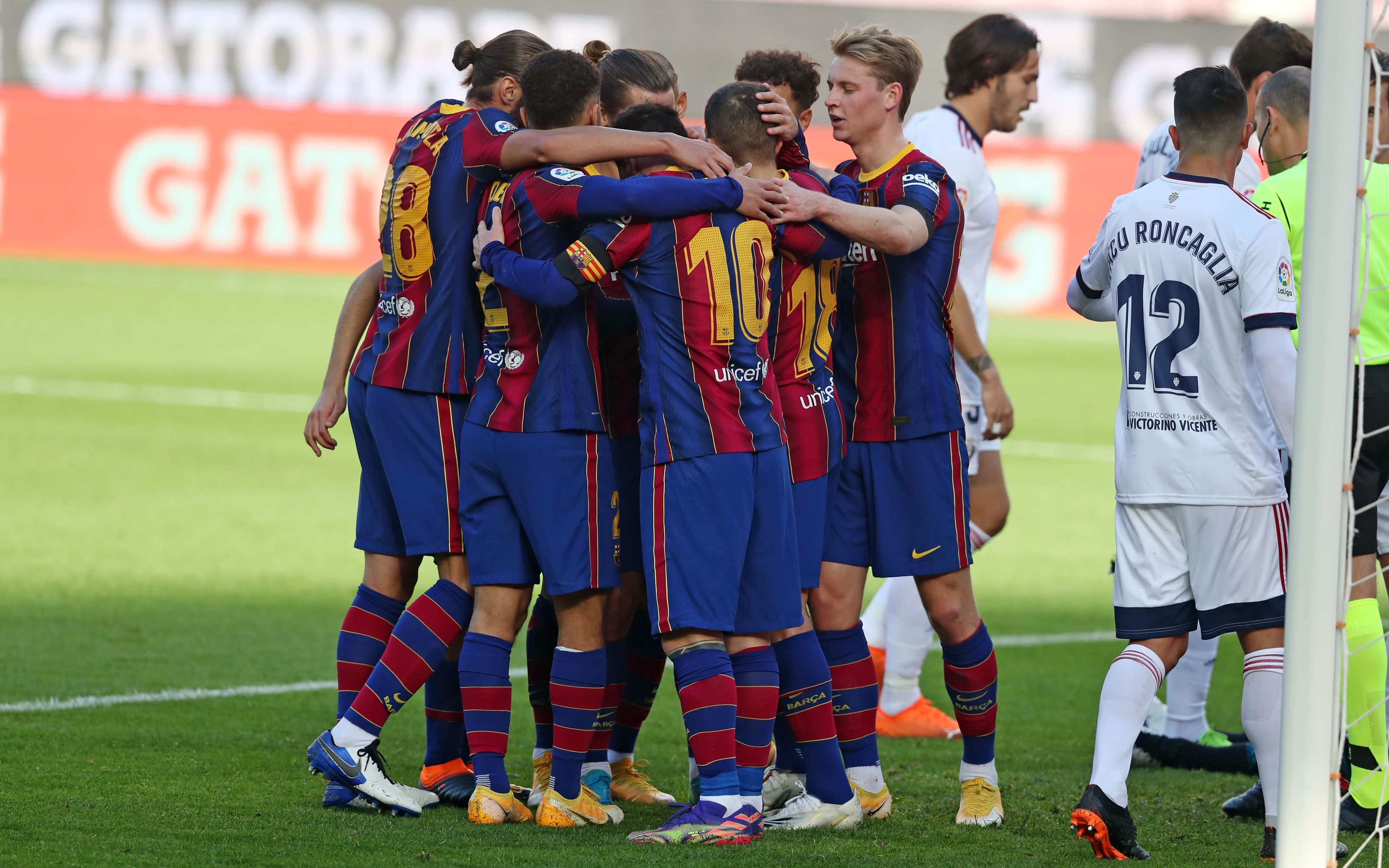 Barça's win over Osasuna in photos