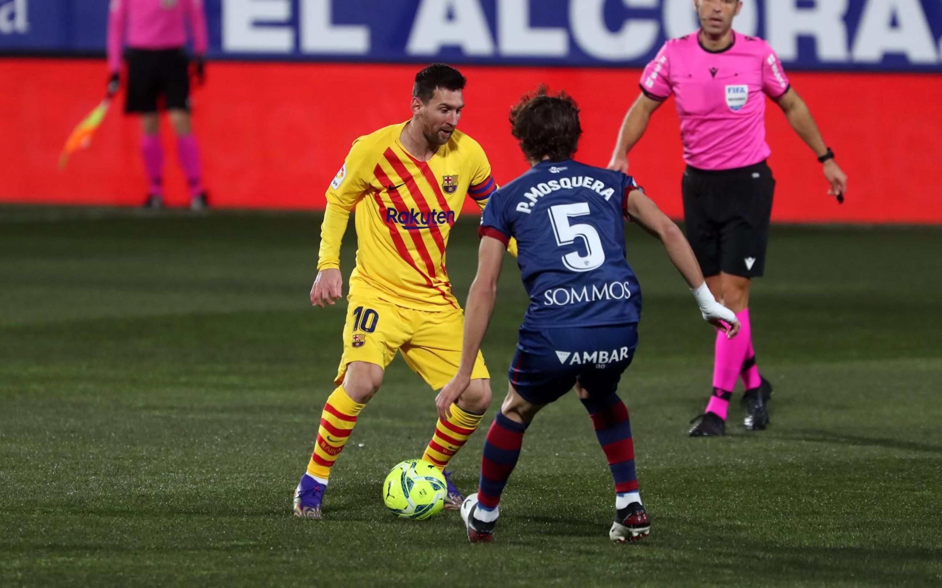 The win at Huesca in photos