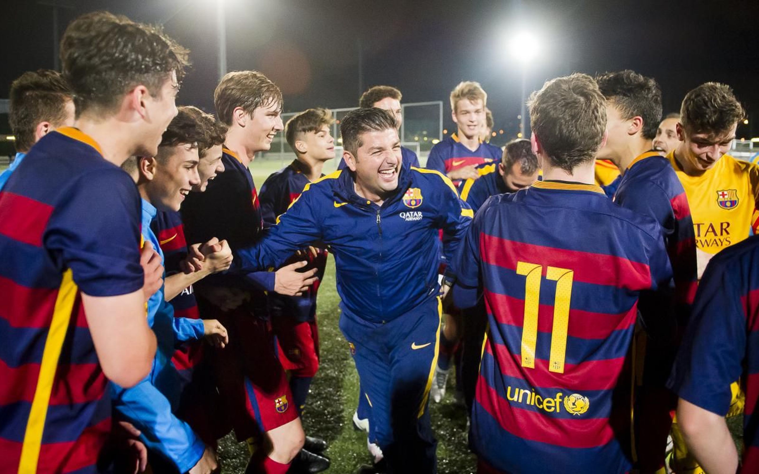 Franc Artiga’s career through Barcelona’s youth teams, in photos