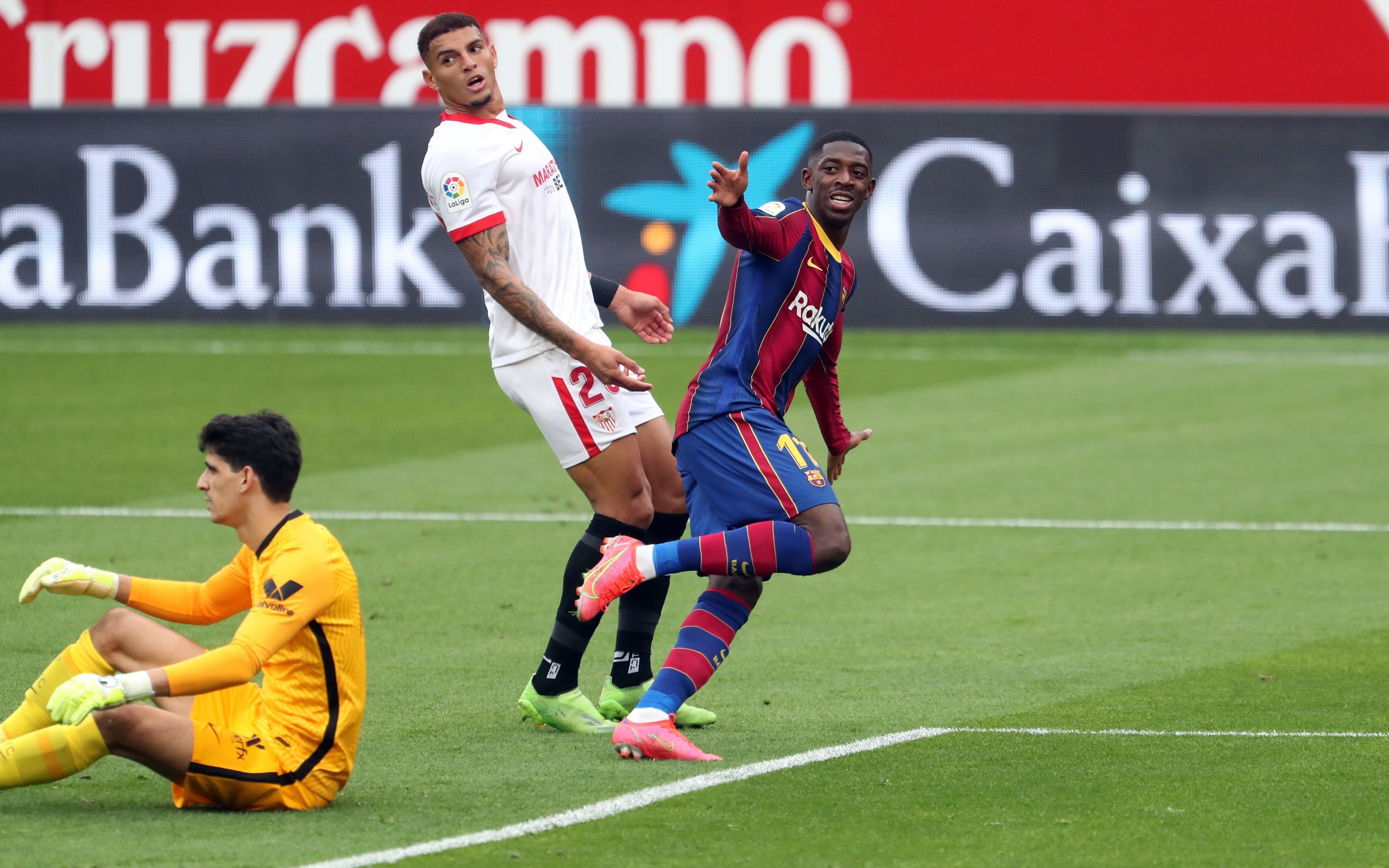 The win at Sevilla in photos