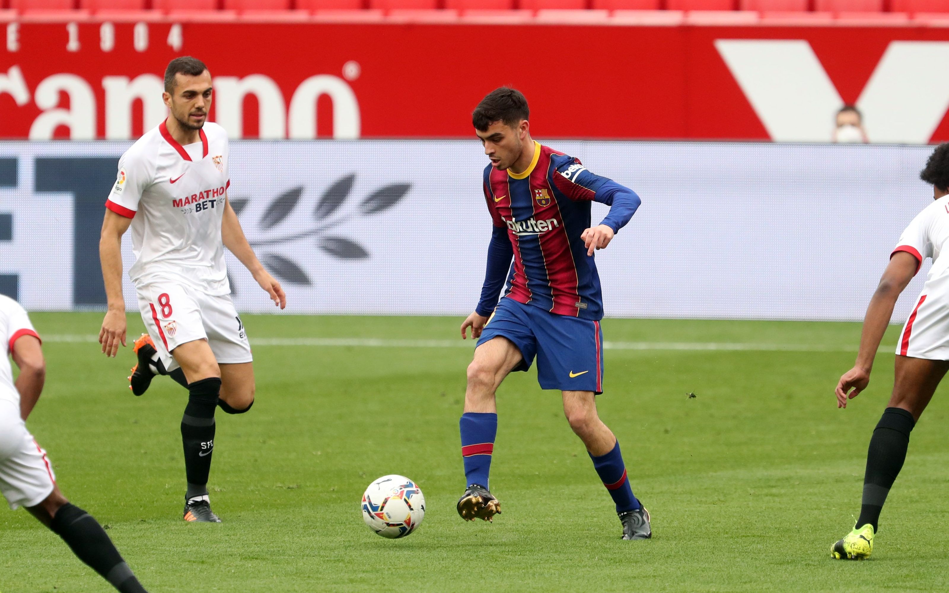 The win at Sevilla in photos