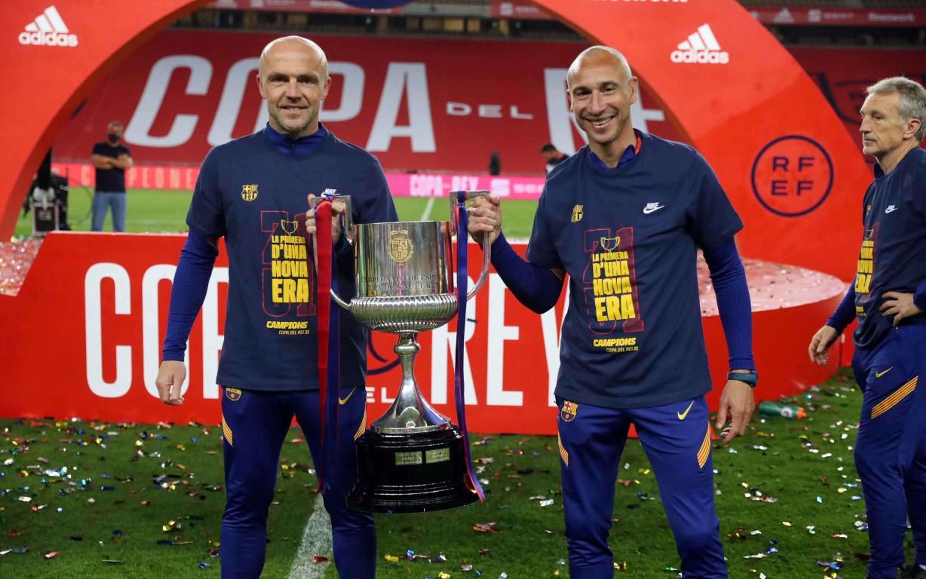 The celebrations from the Copa del Rey victory