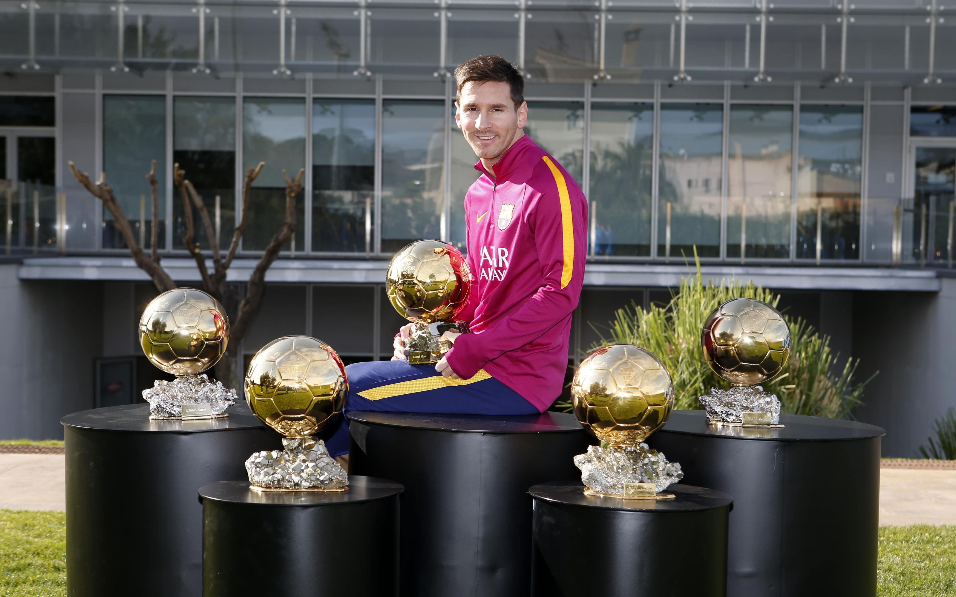 Leo Messi's years at FC Barcelona in pictures