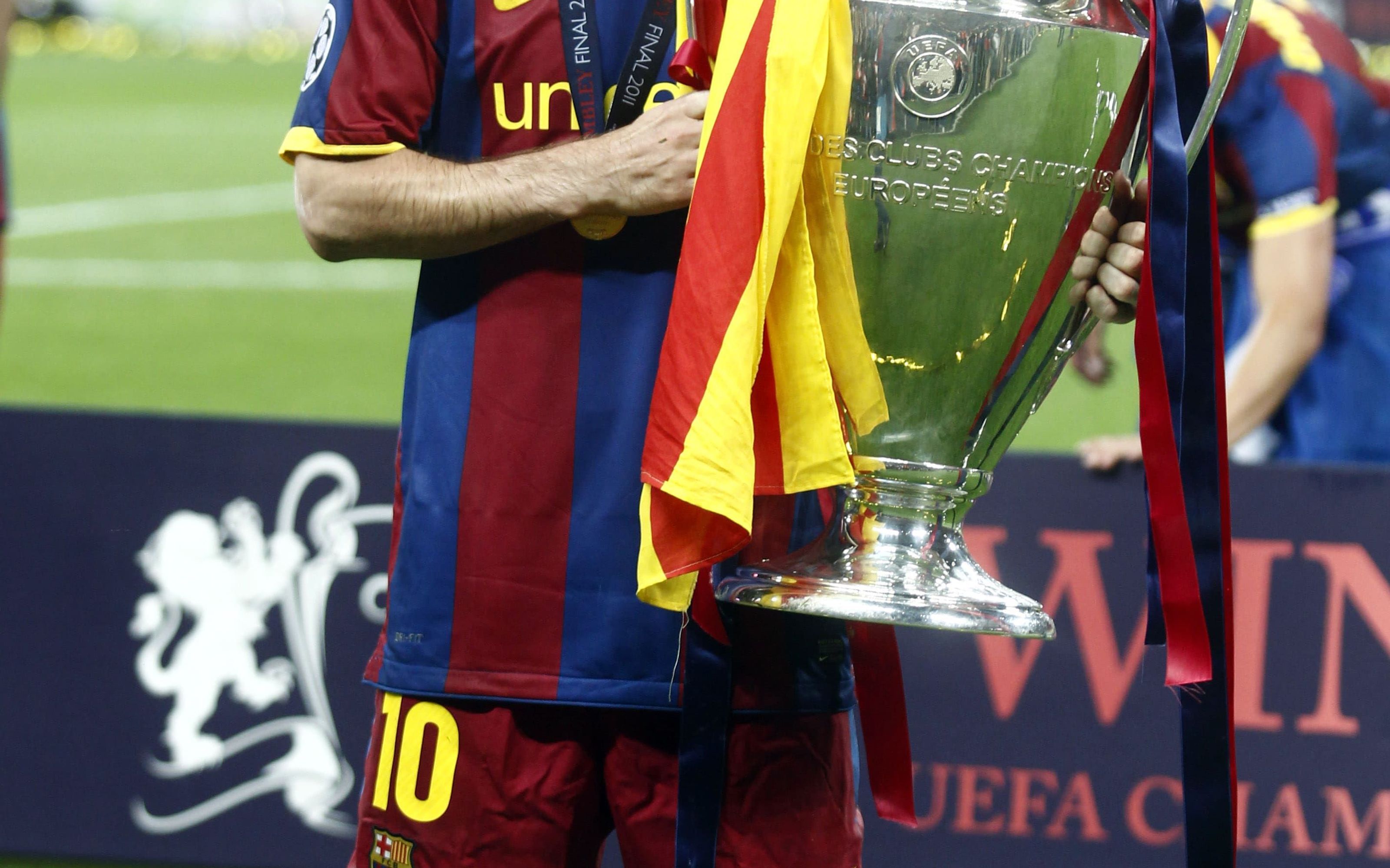 Leo Messi's years at FC Barcelona in pictures