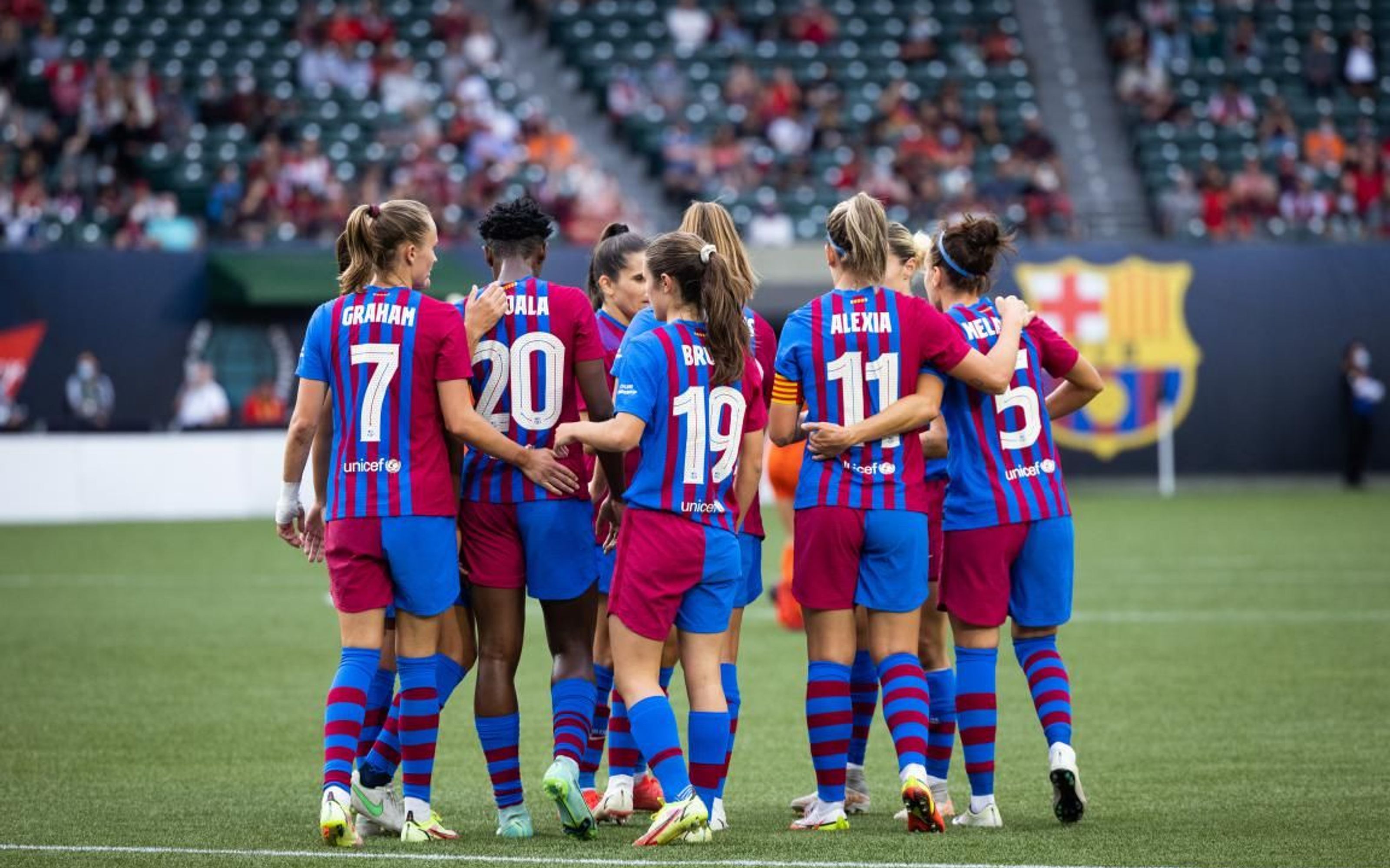 Les imágenes de la victoria del Barça Femenino en EEUU