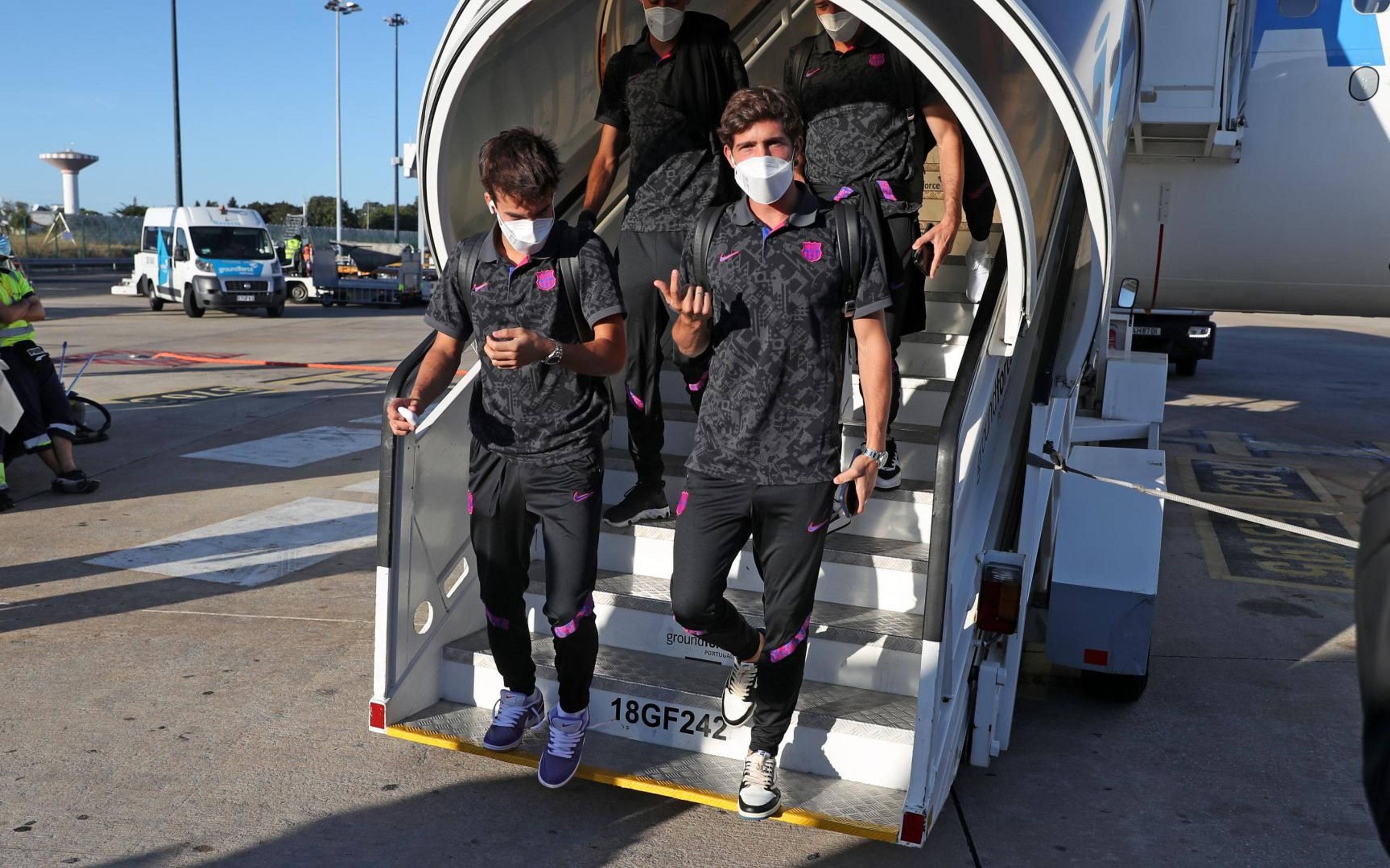 El Barça ya está en Lisboa