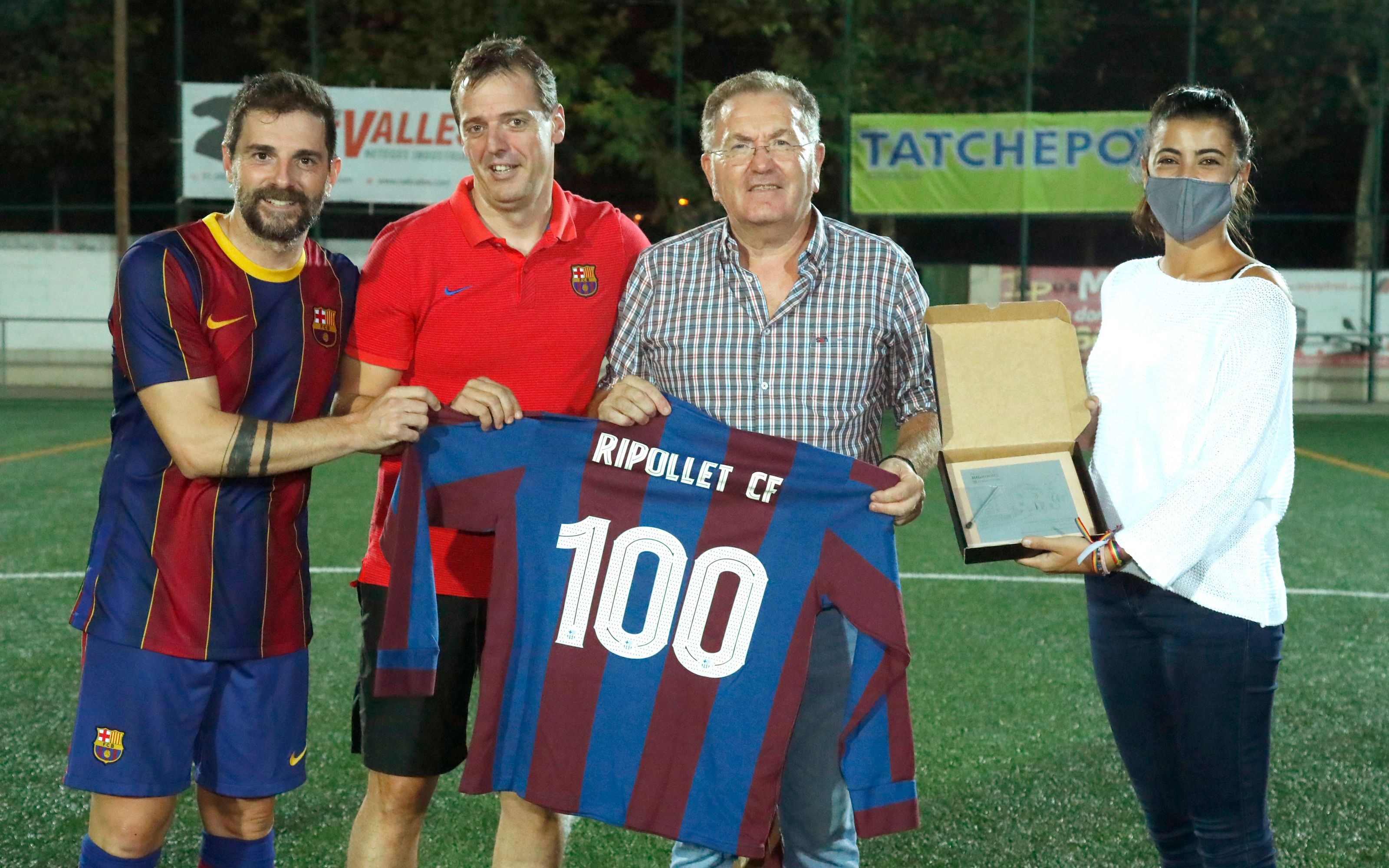 Partit de l'Agrupació amb el CF Ripollet