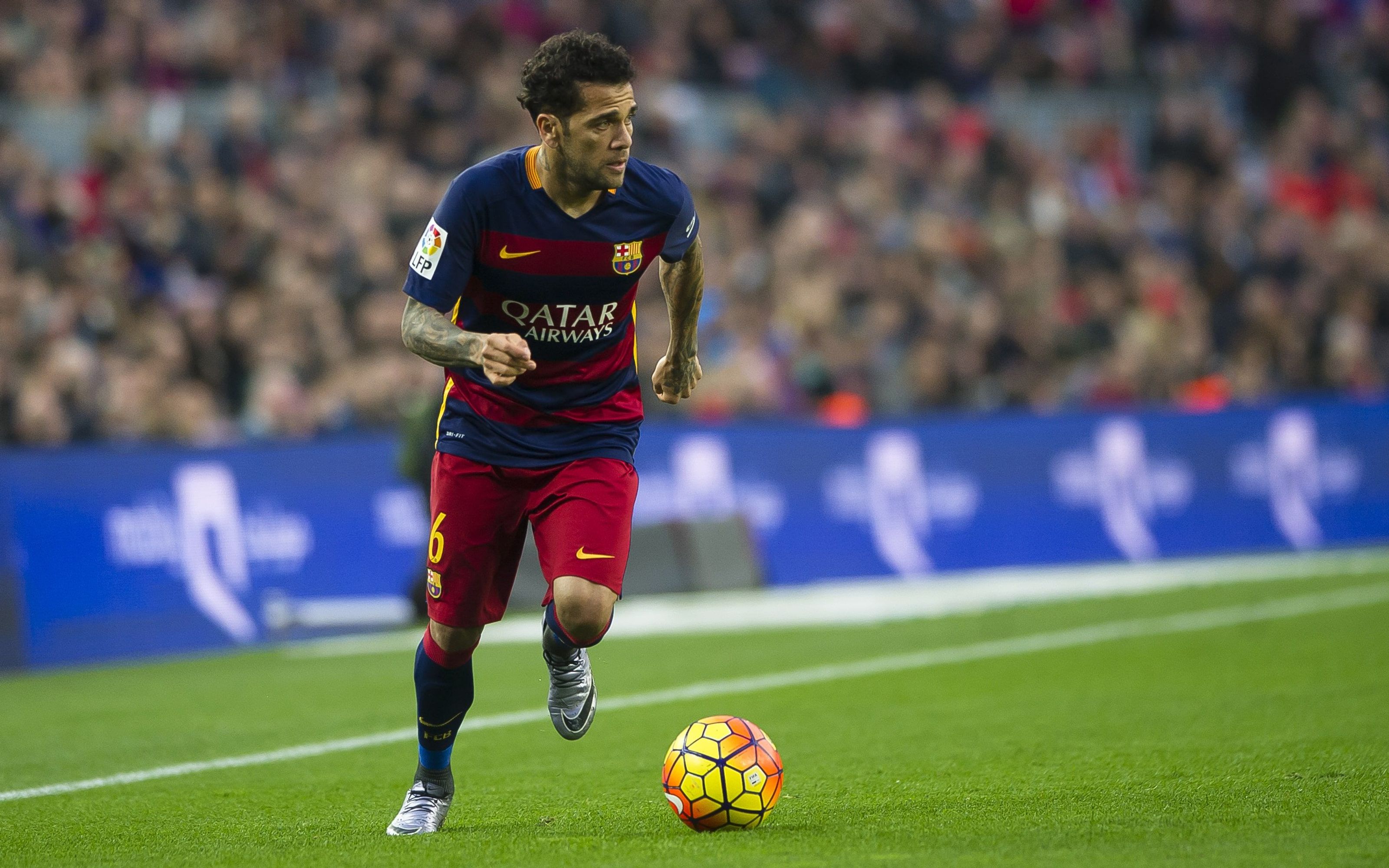 Dani Alves at Barça, in pictures