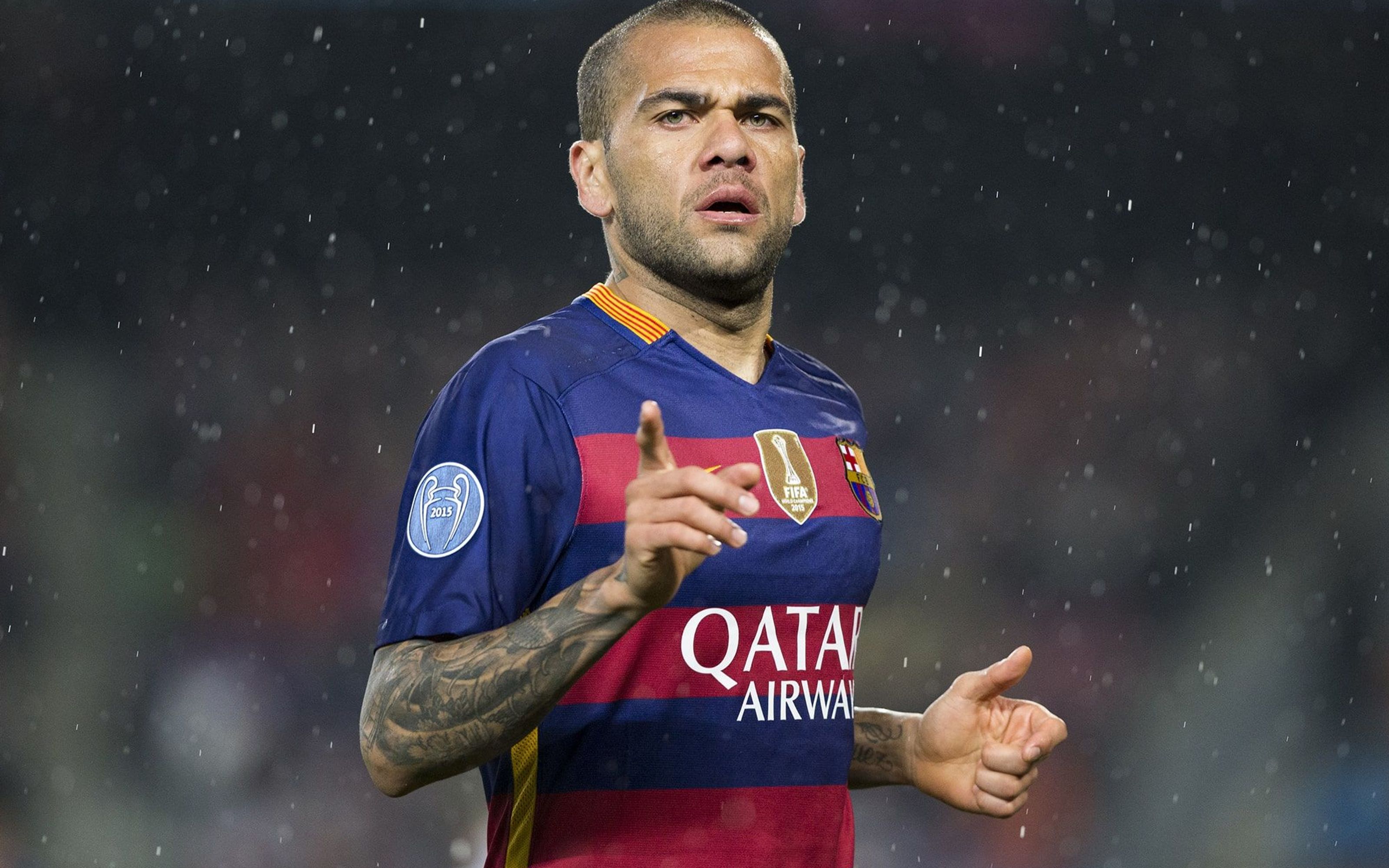 Dani Alves at Barça, in pictures