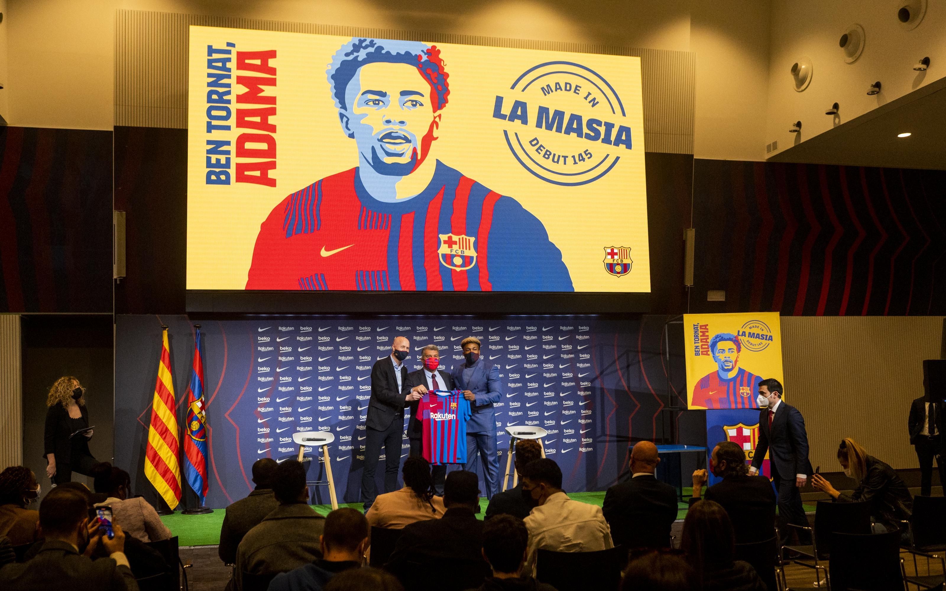 Adama's presentation in photos