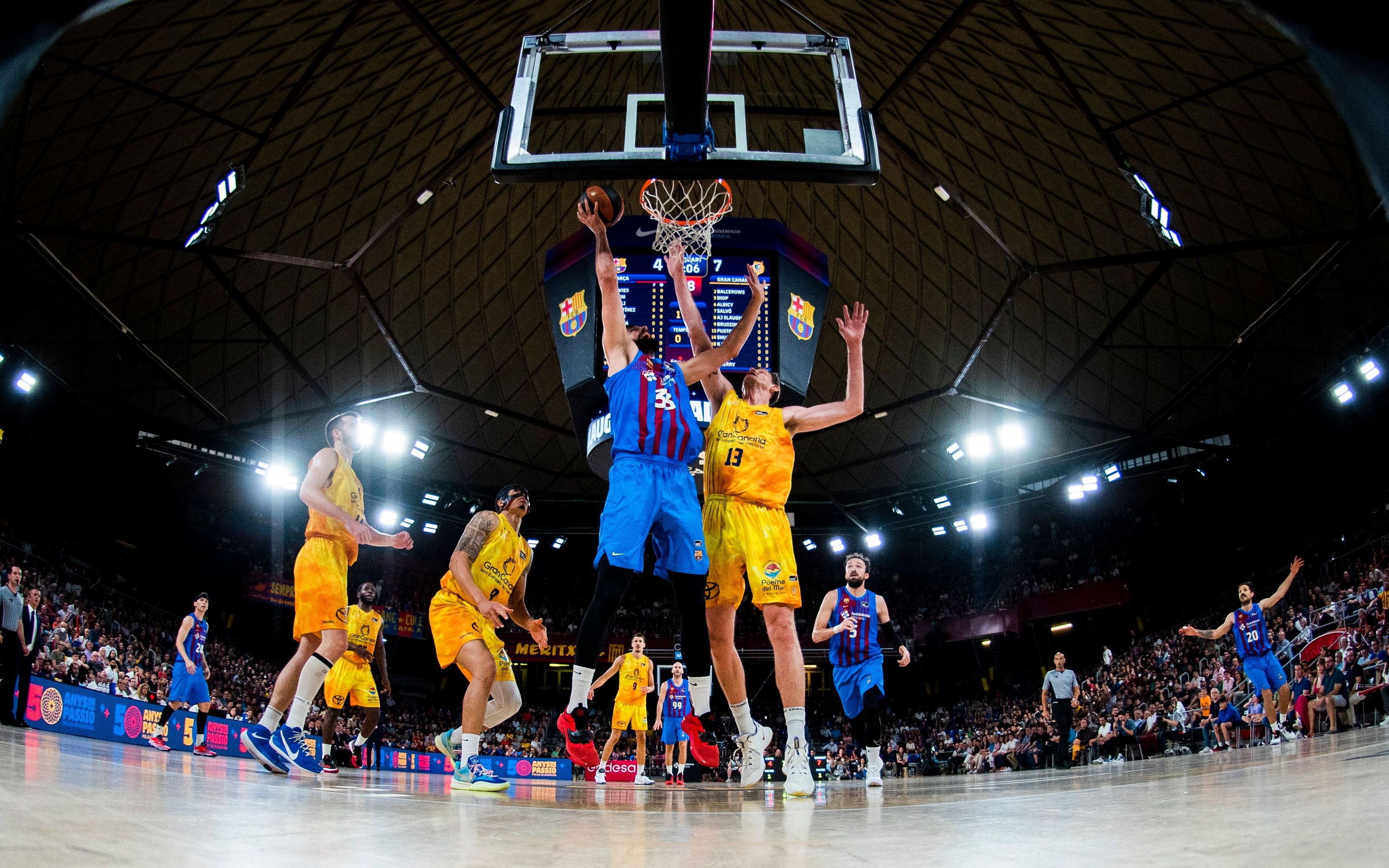 Barça - Gran Canaria: (93-82)