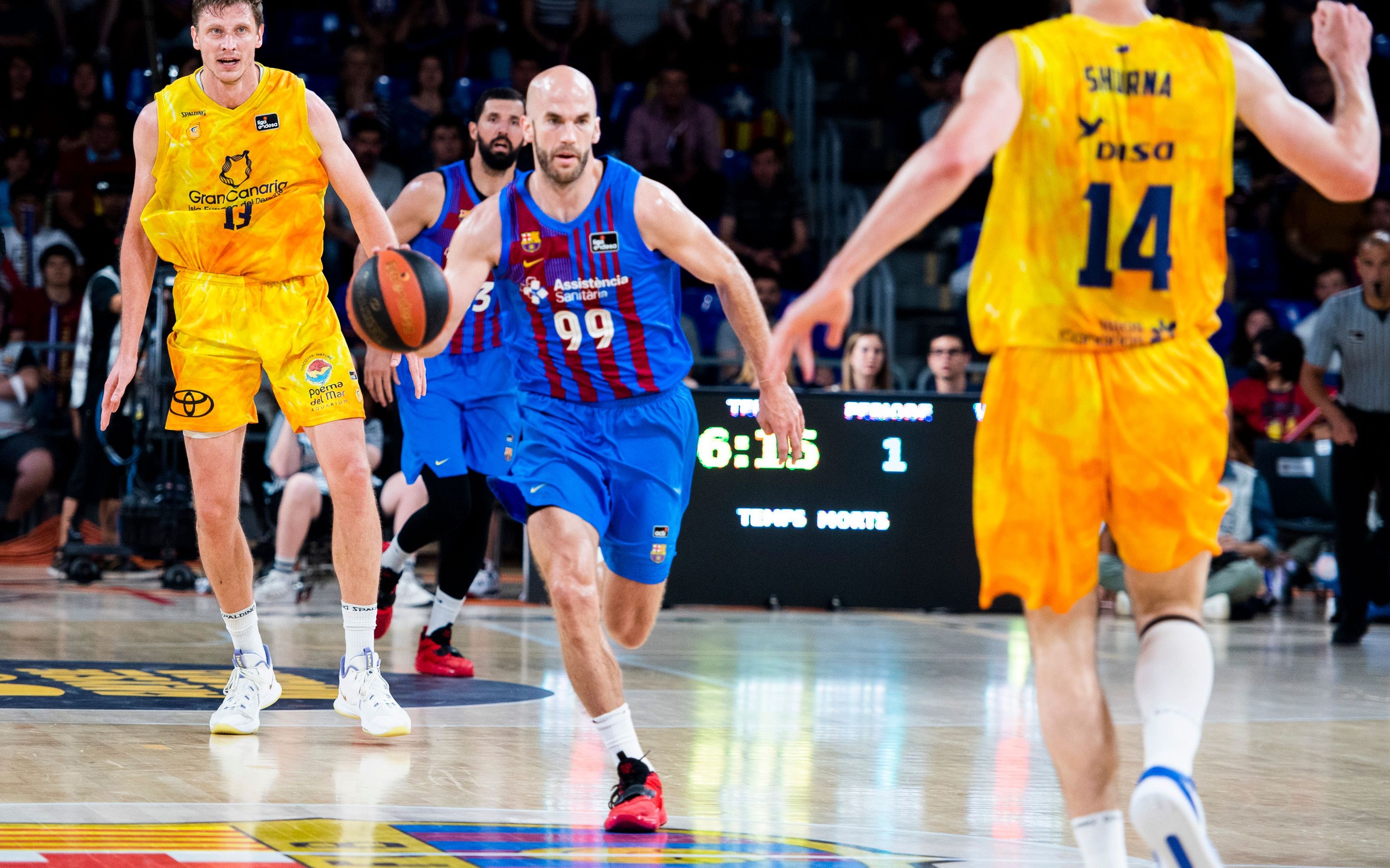 Barça - Gran Canaria: (93-82)
