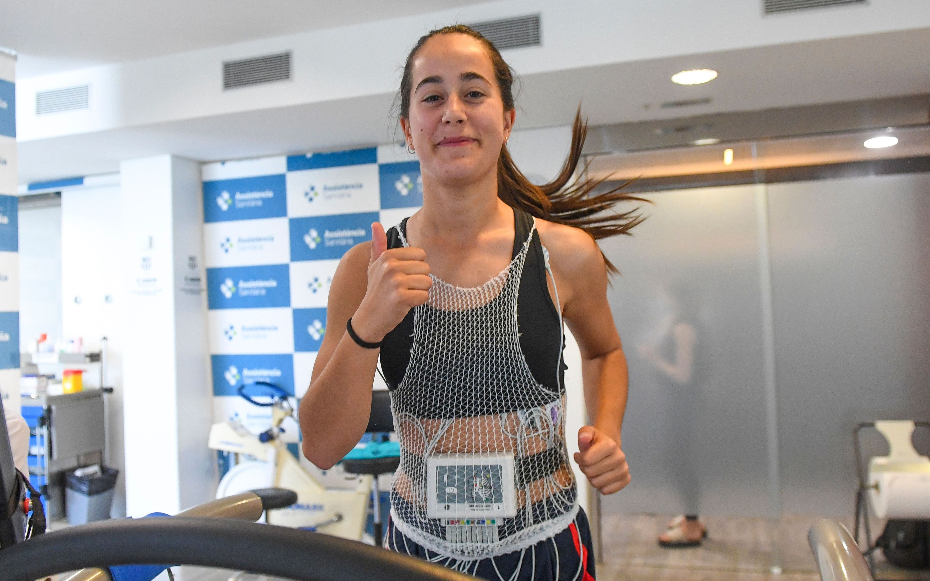 Nuria Rábano's first day at Barça
