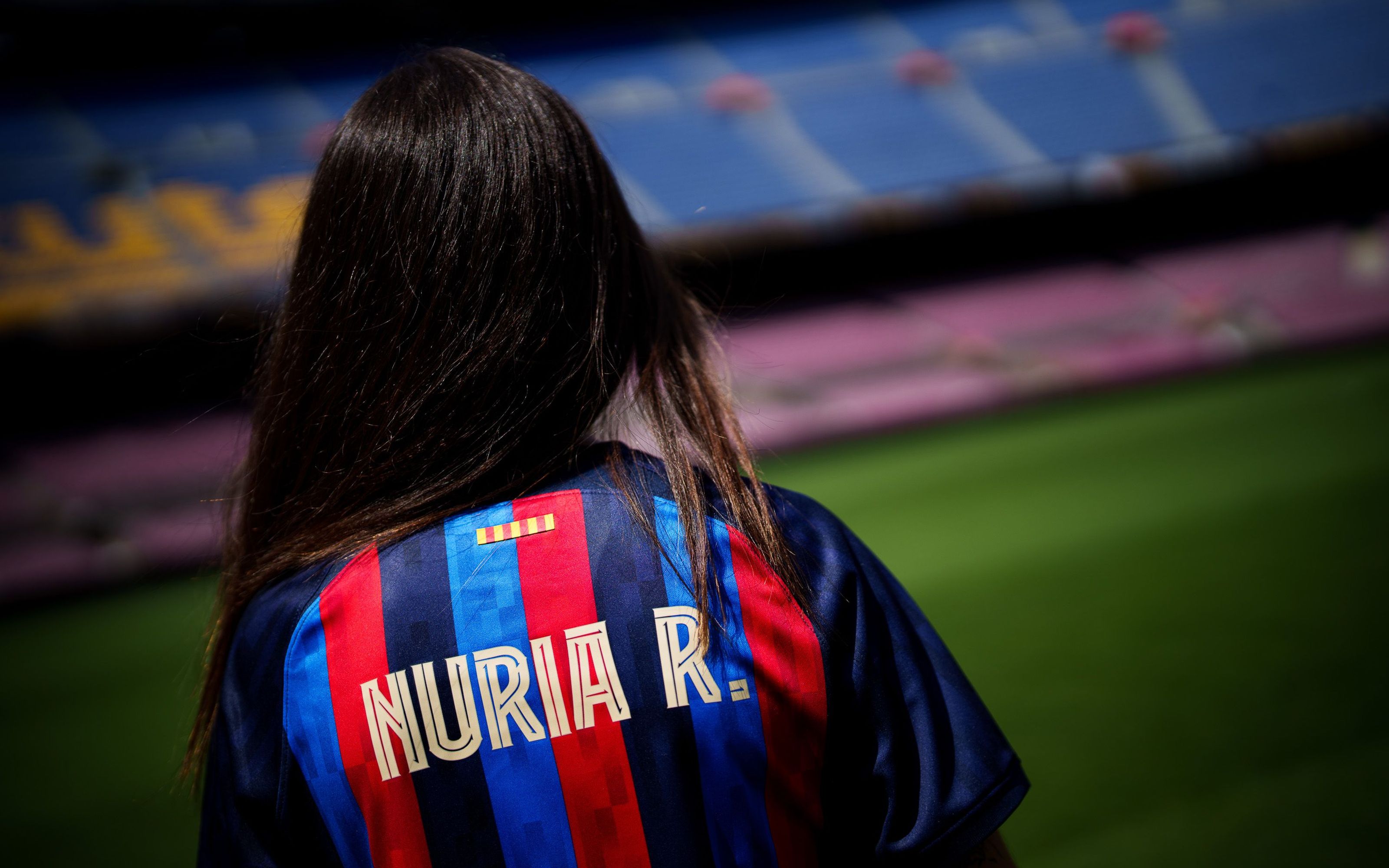 Nuria Rábano's first day at Barça